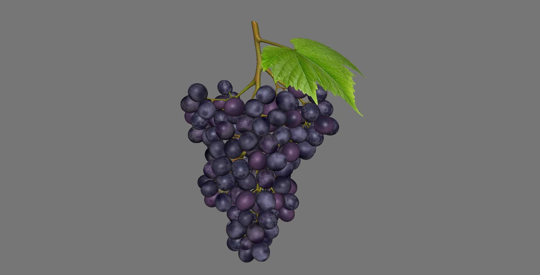 Grapes - 3D Model by 3dShop