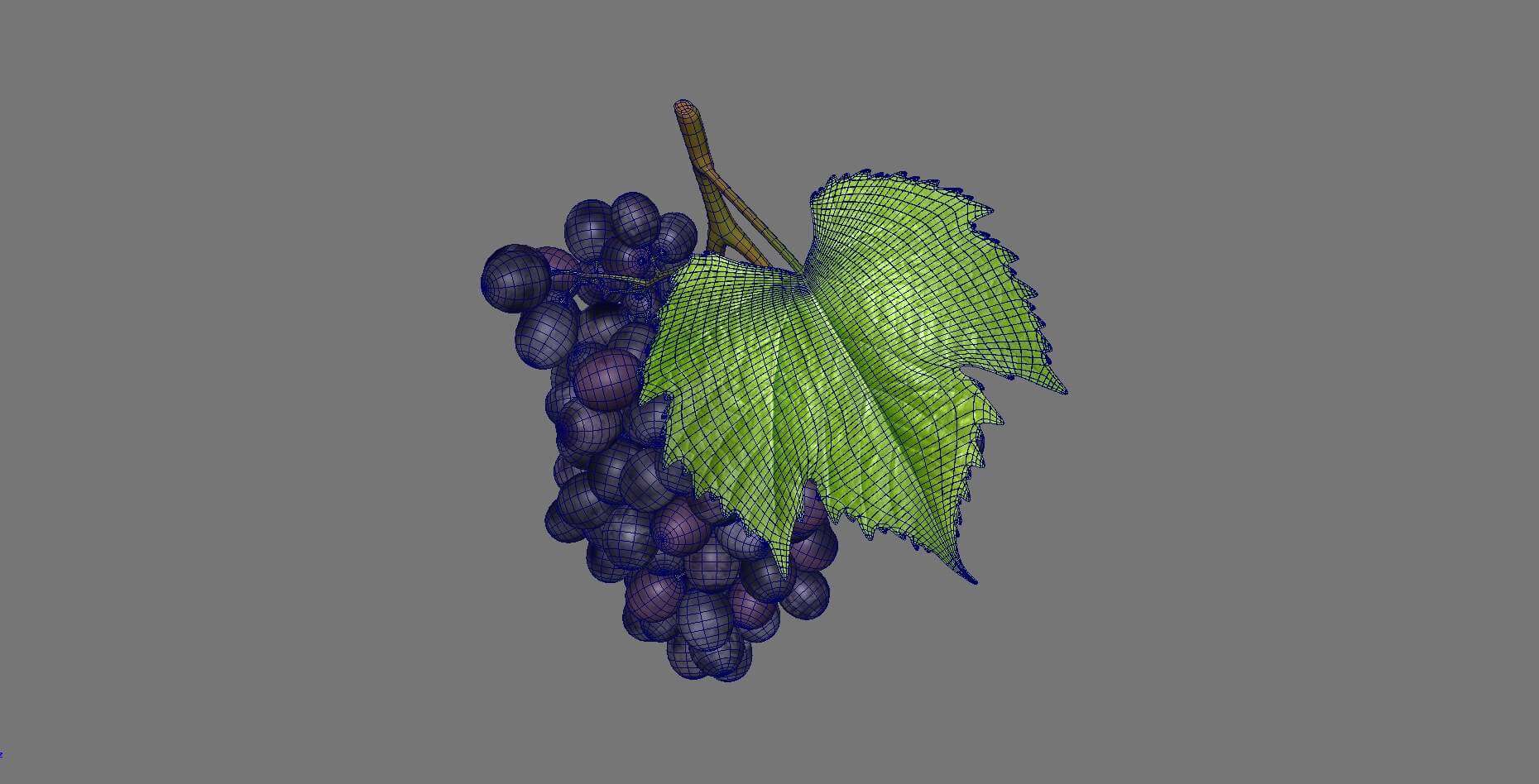 Grapes - 3D Model by 3dShop