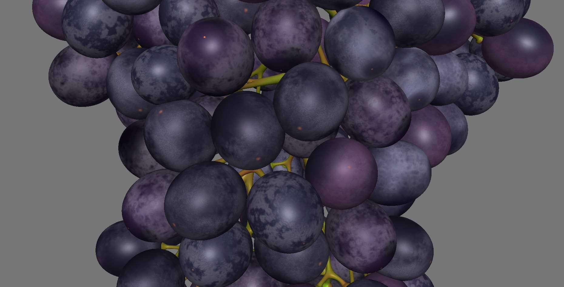 Grapes - 3D Model by 3dShop