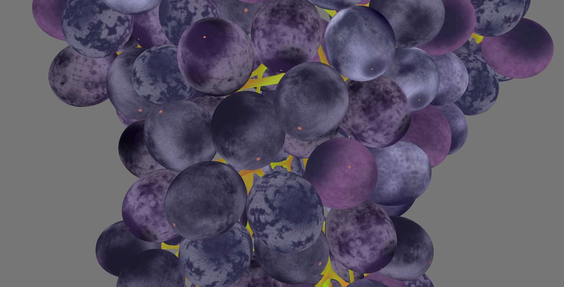 Grapes - 3D Model by 3dShop