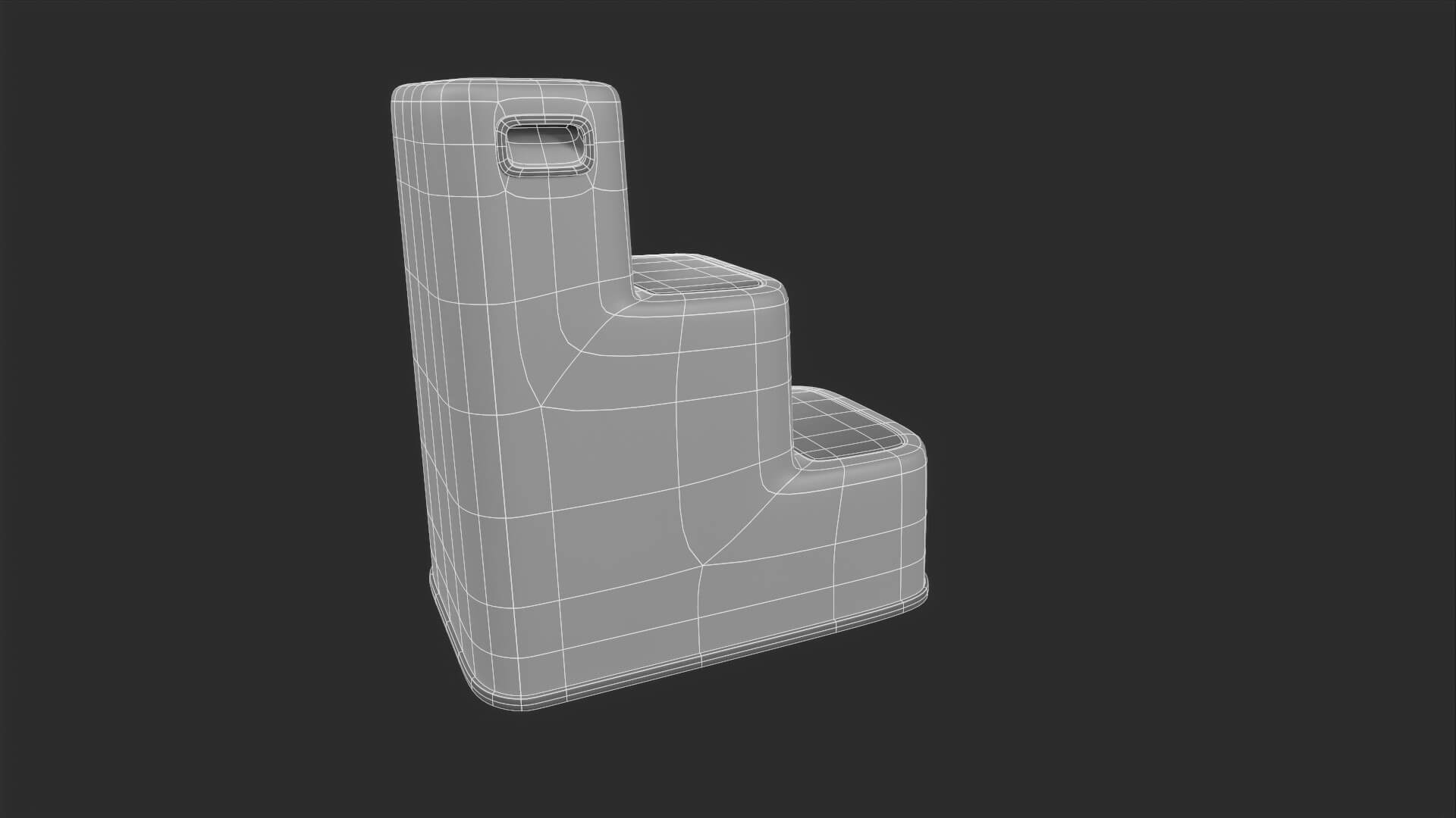 StepStool - 3D Model by 3dShop