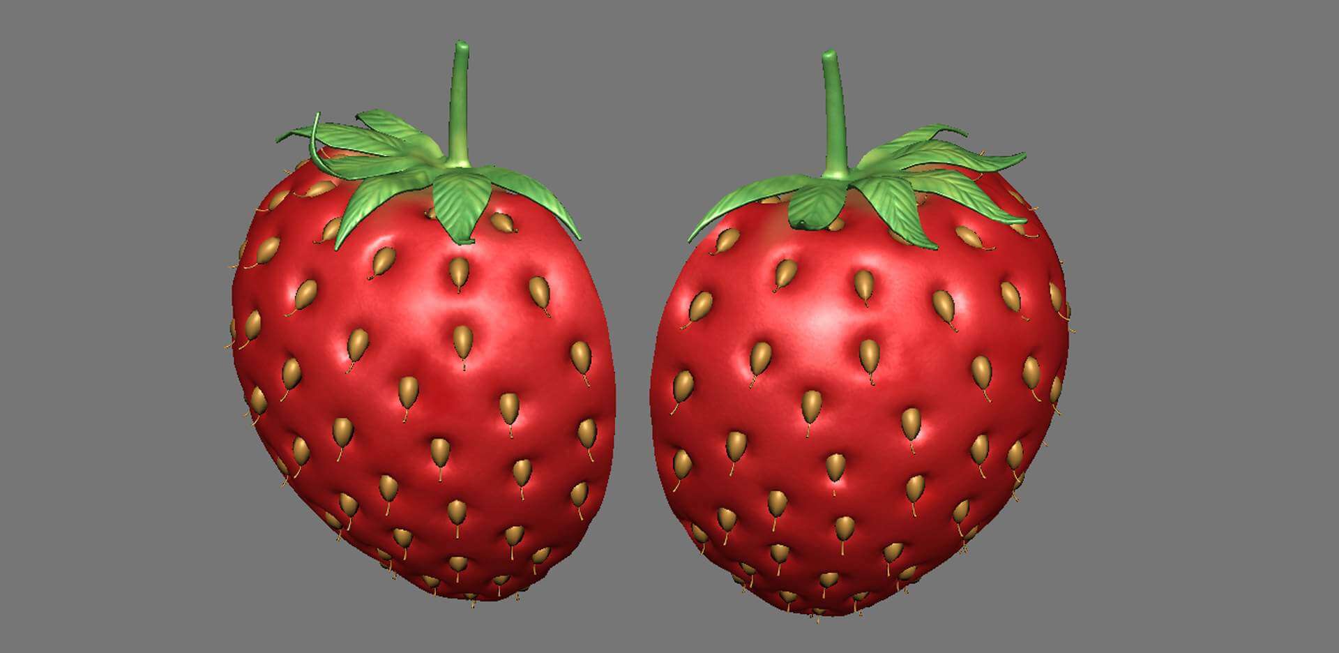 Strawberry - 3D Model by 3dShop