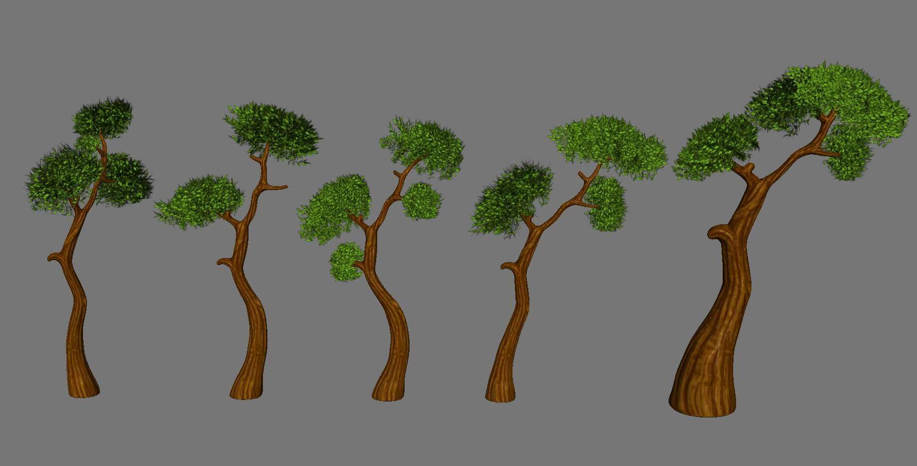 Trees Pack - 3D Model by 3dShop