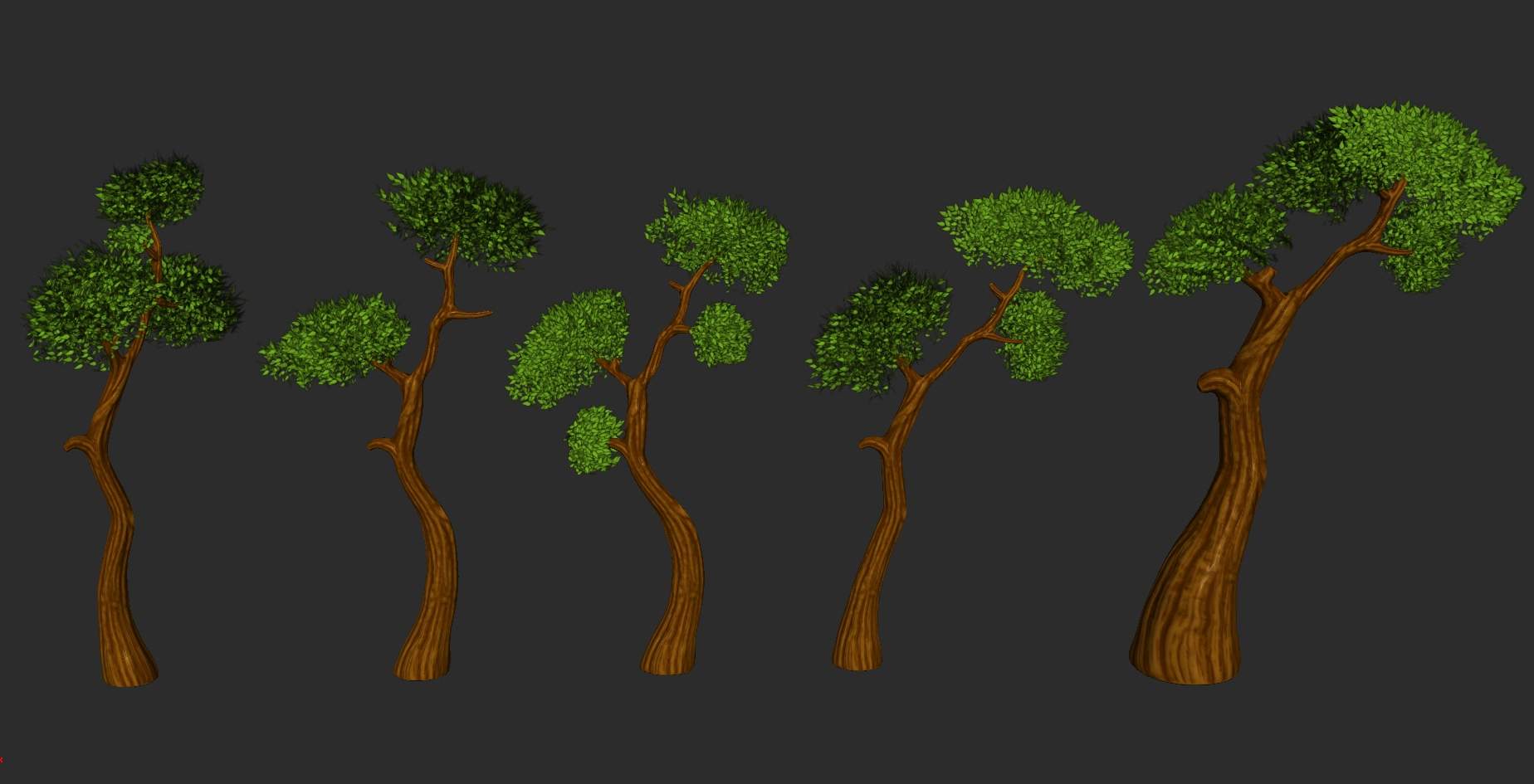 Trees Pack - 3D Model by 3dShop