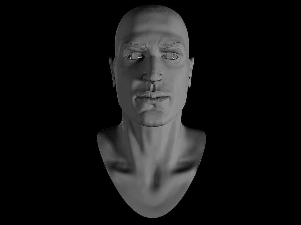 Human Head - 3D Model by 3dShop