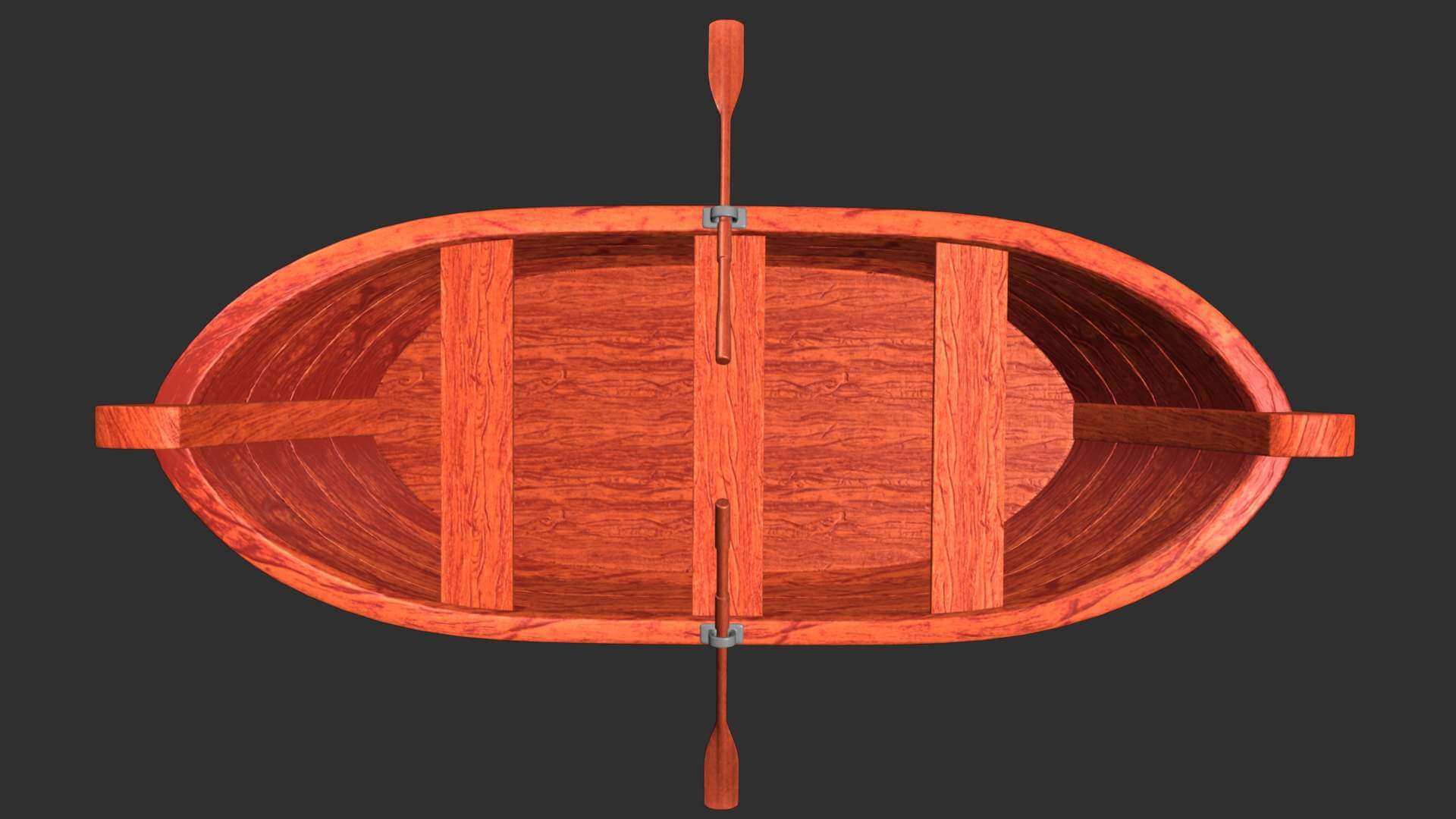 Wooden Boat - 3D Model by 3dShop