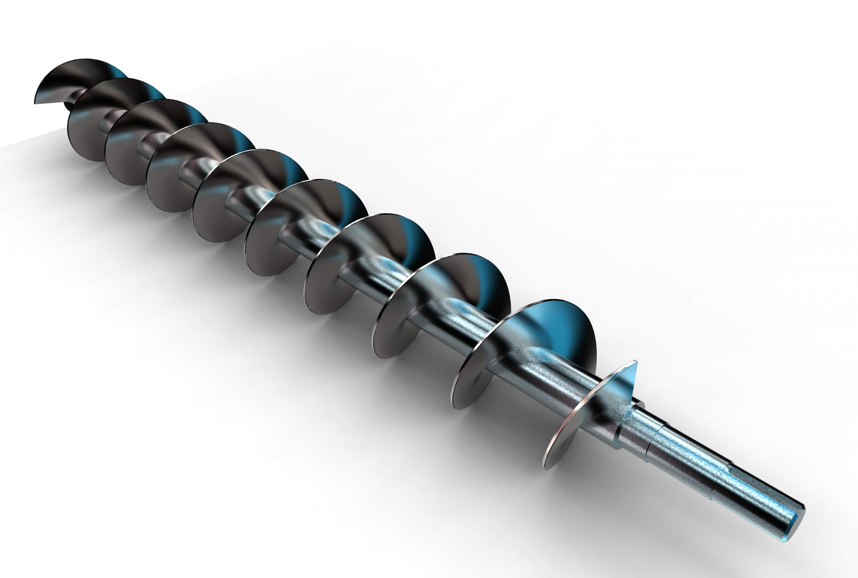 Archimedes Screw (auger) - 3D Model by 3dsldworks