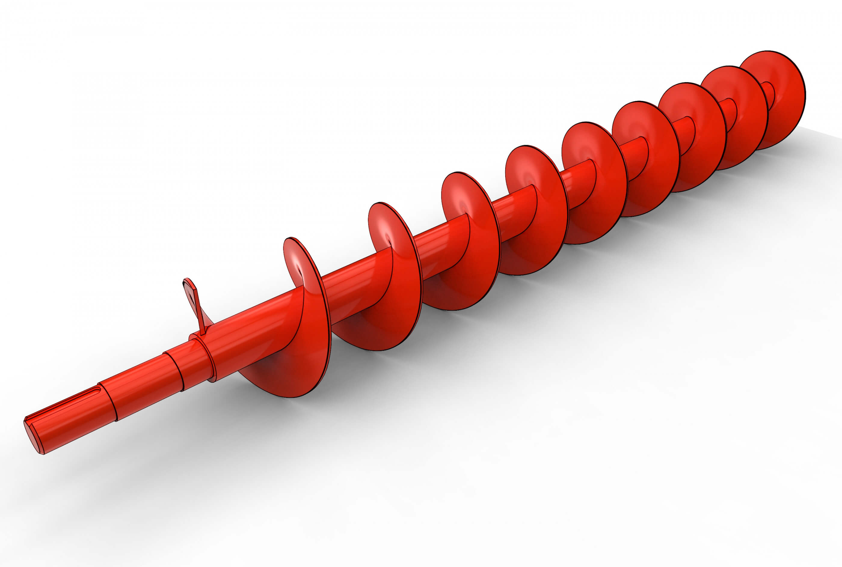 Archimedes Screw (auger) - 3D Model by 3dsldworks