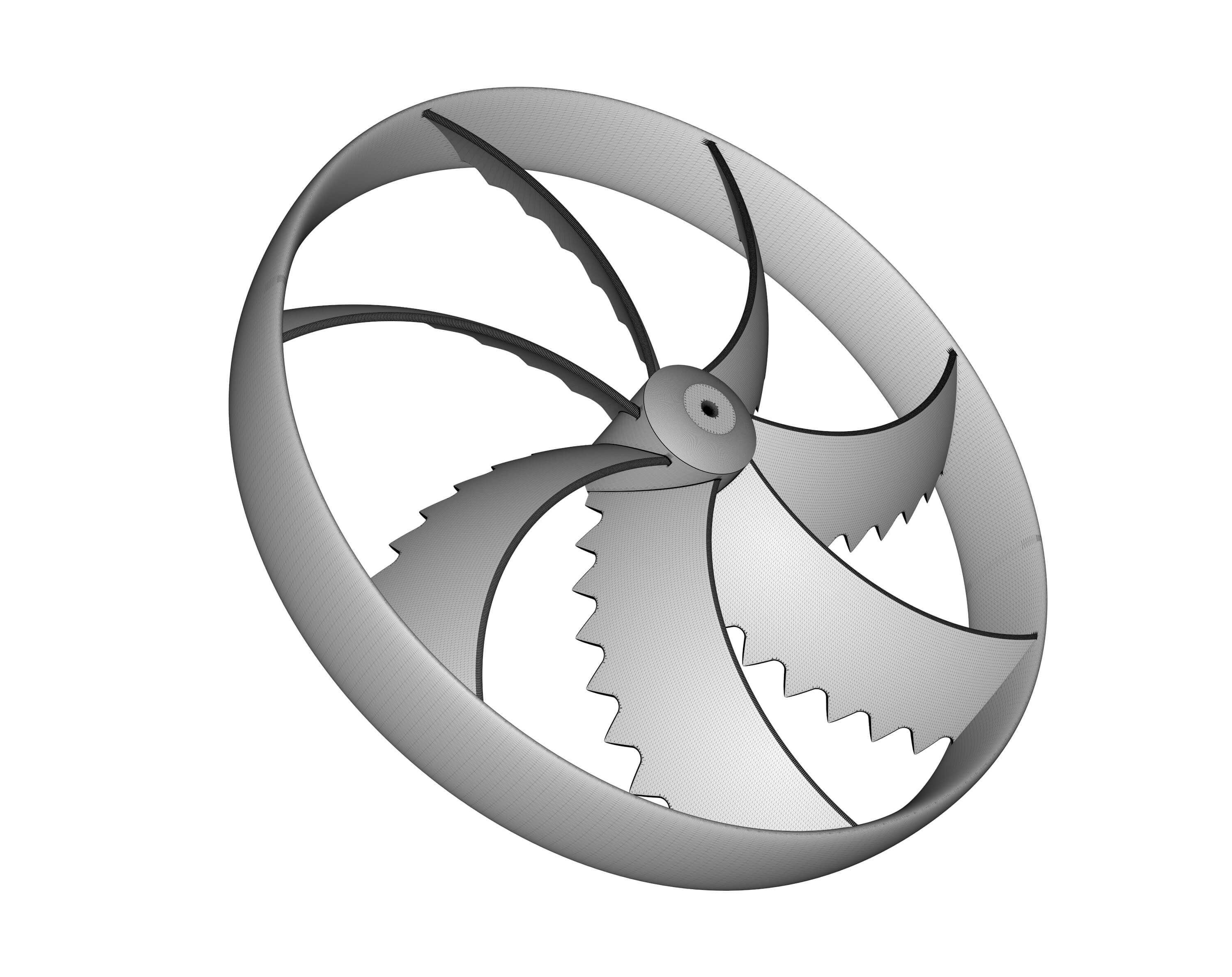 Bionic Drone Propeller - 3D Model by 3dsldworks