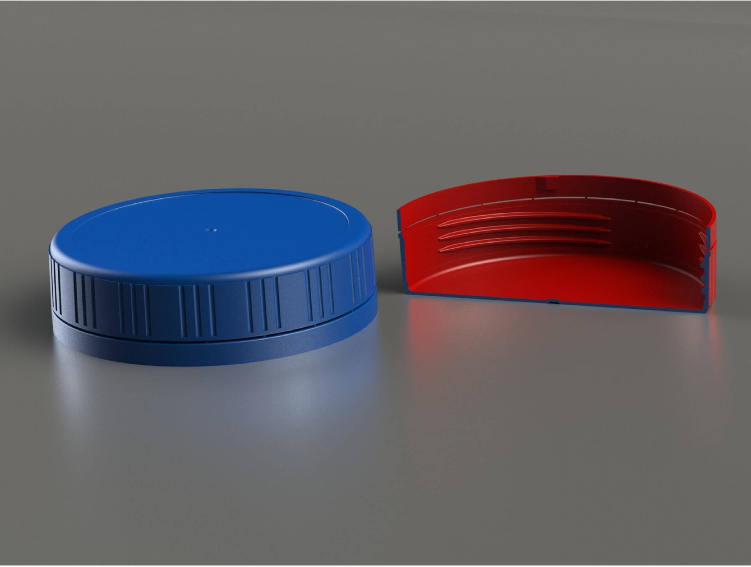Bottle Screw Cap - 3D Model by 3dsldworks