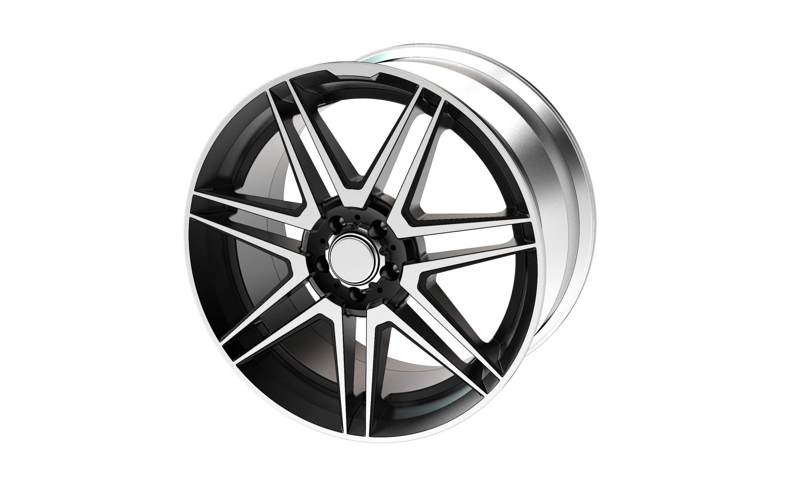 Car Rim - 3D Print Model by 3dsldworks