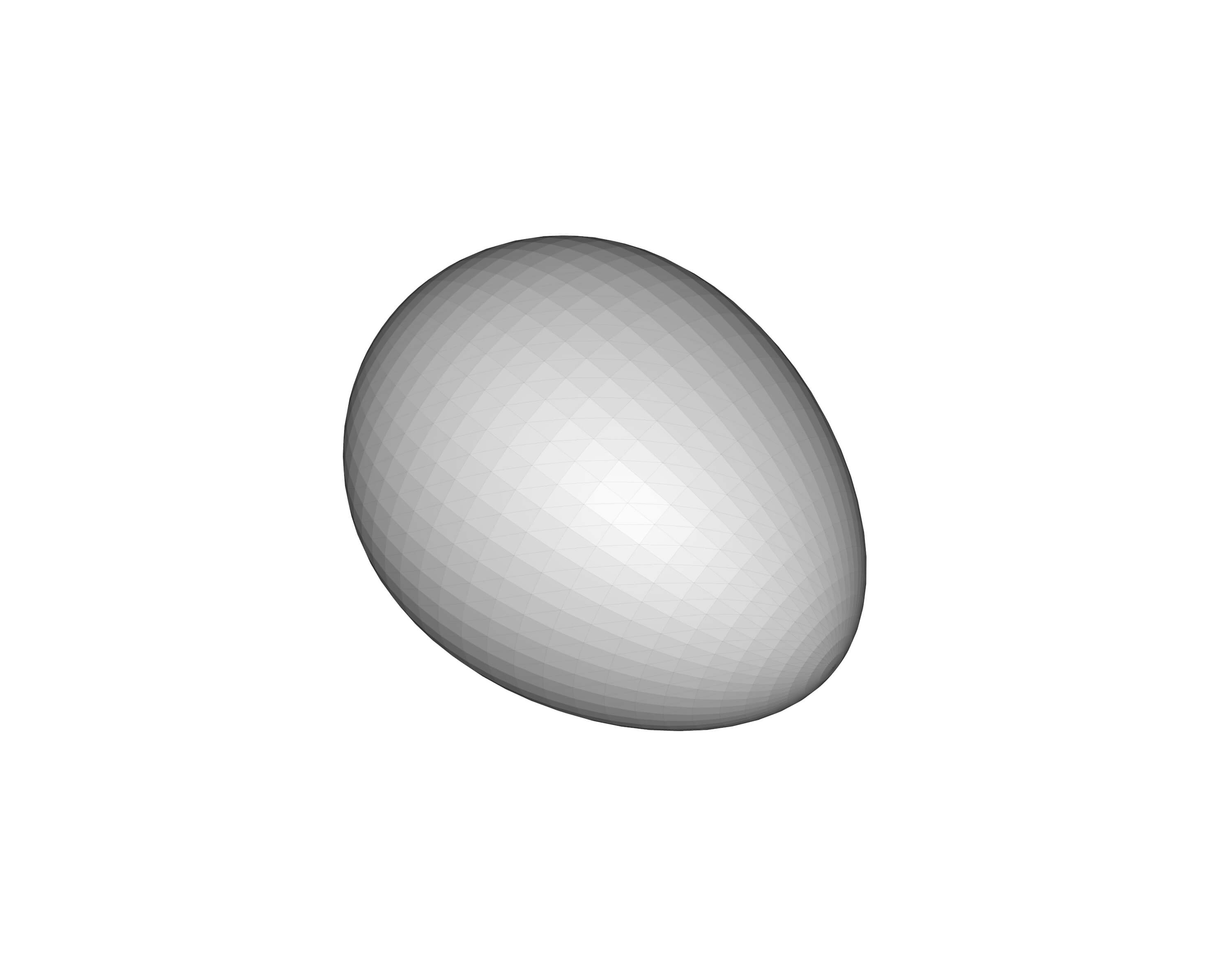 Chicken Egg 3D Model by 3dsldworks