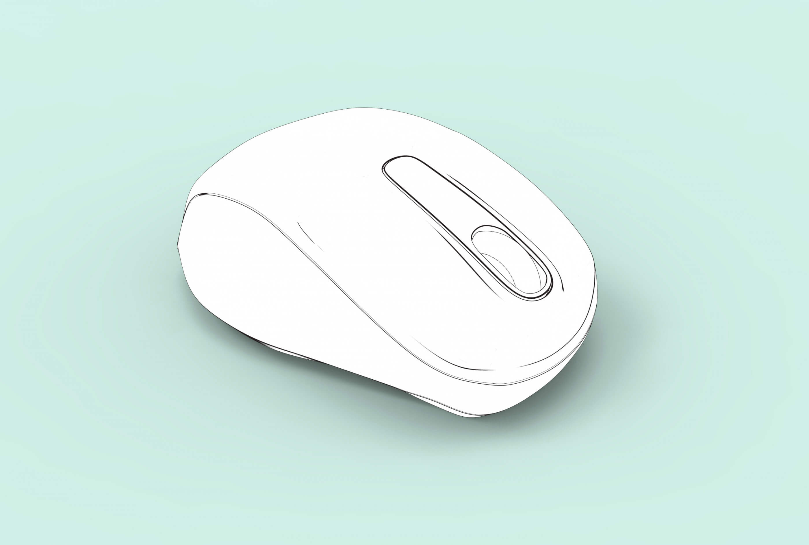 Computer Mouse - 3D Model by 3dsldworks