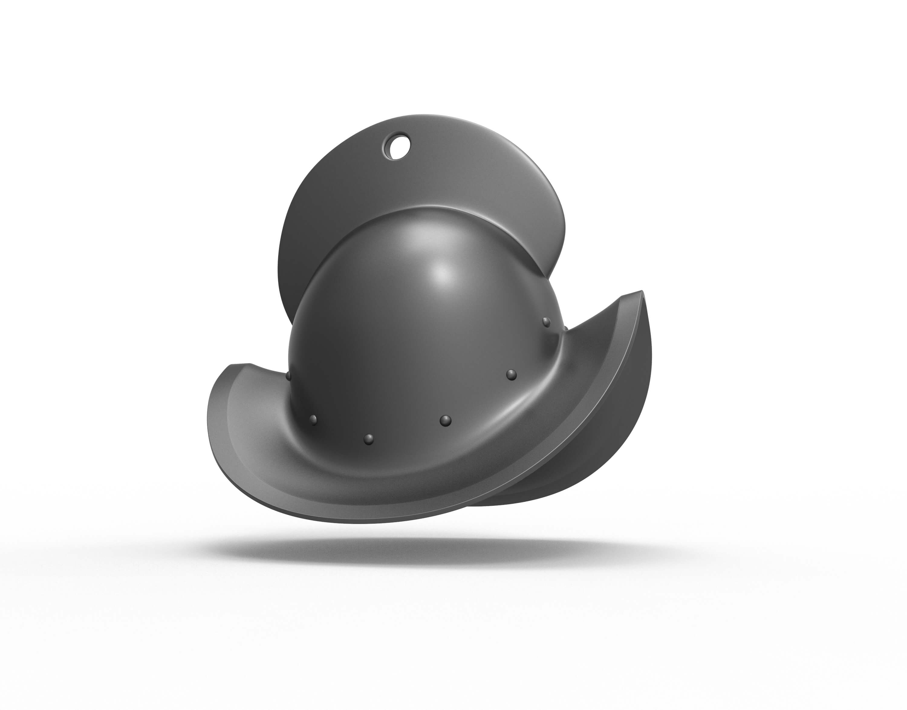 Conquistador Helmet Keychain - 3D Model by 3dsldworks