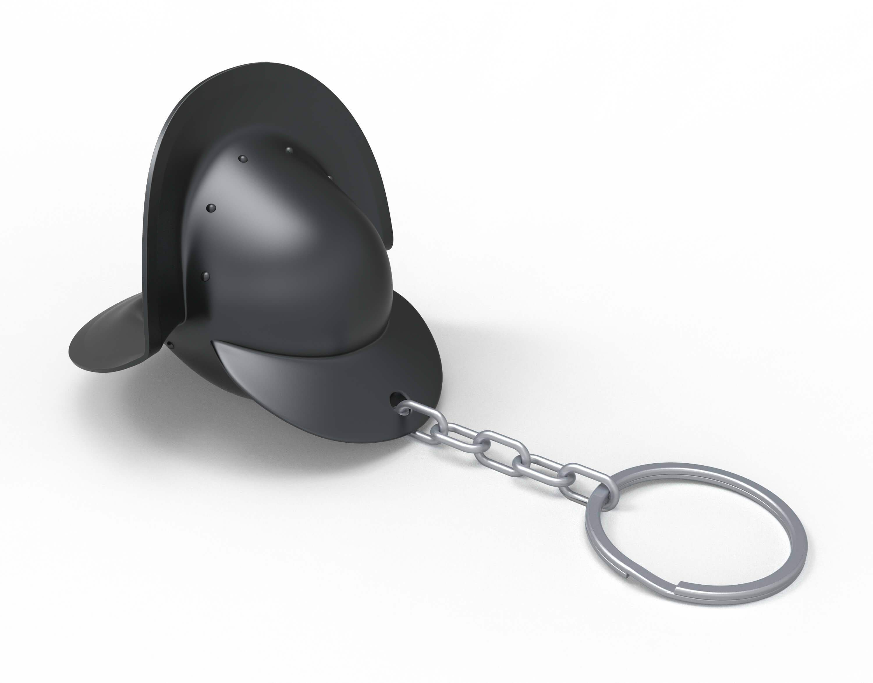 Conquistador Helmet Keychain - 3D Model by 3dsldworks