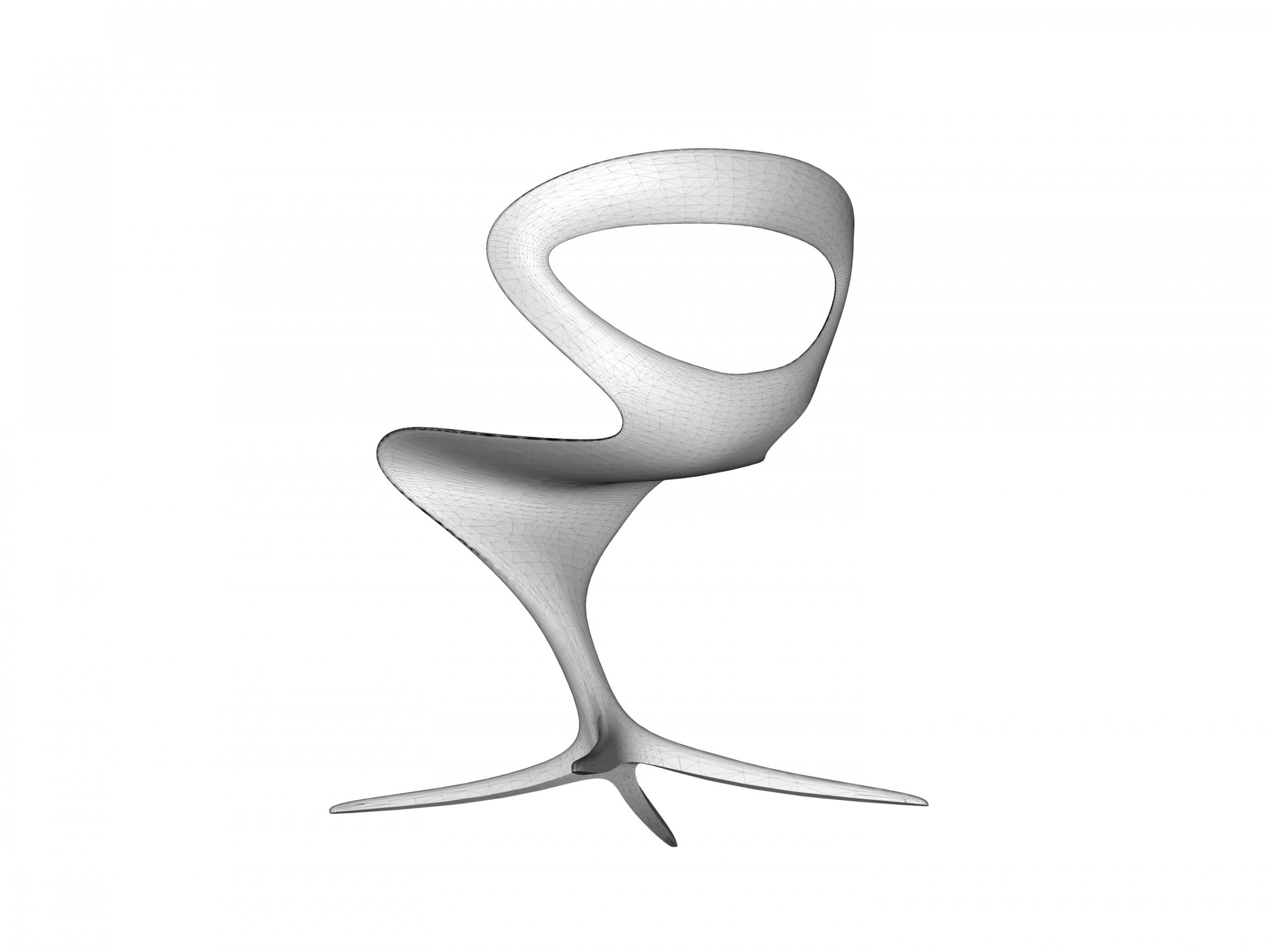 Design Chair - 3D Model by 3dsldworks