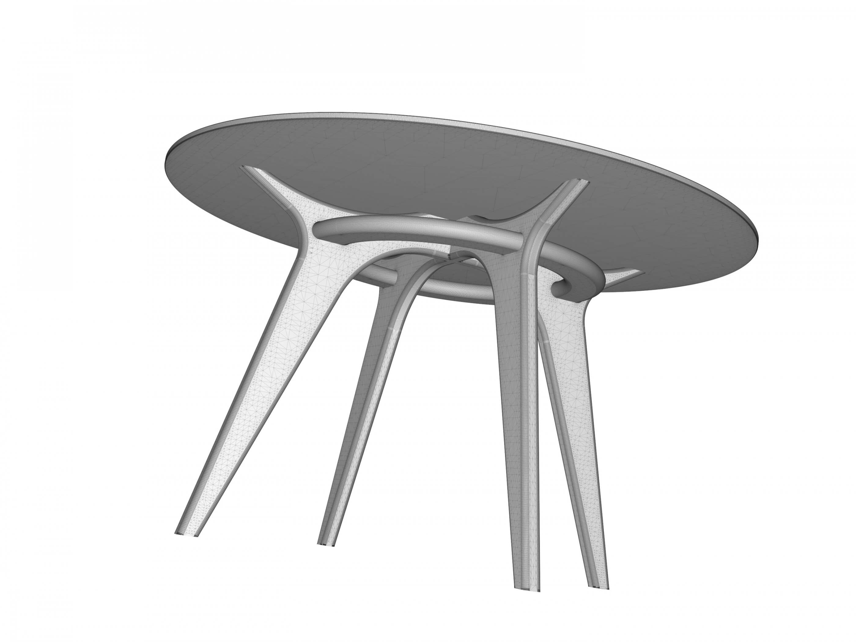 Design Table - 3D Model by 3dsldworks