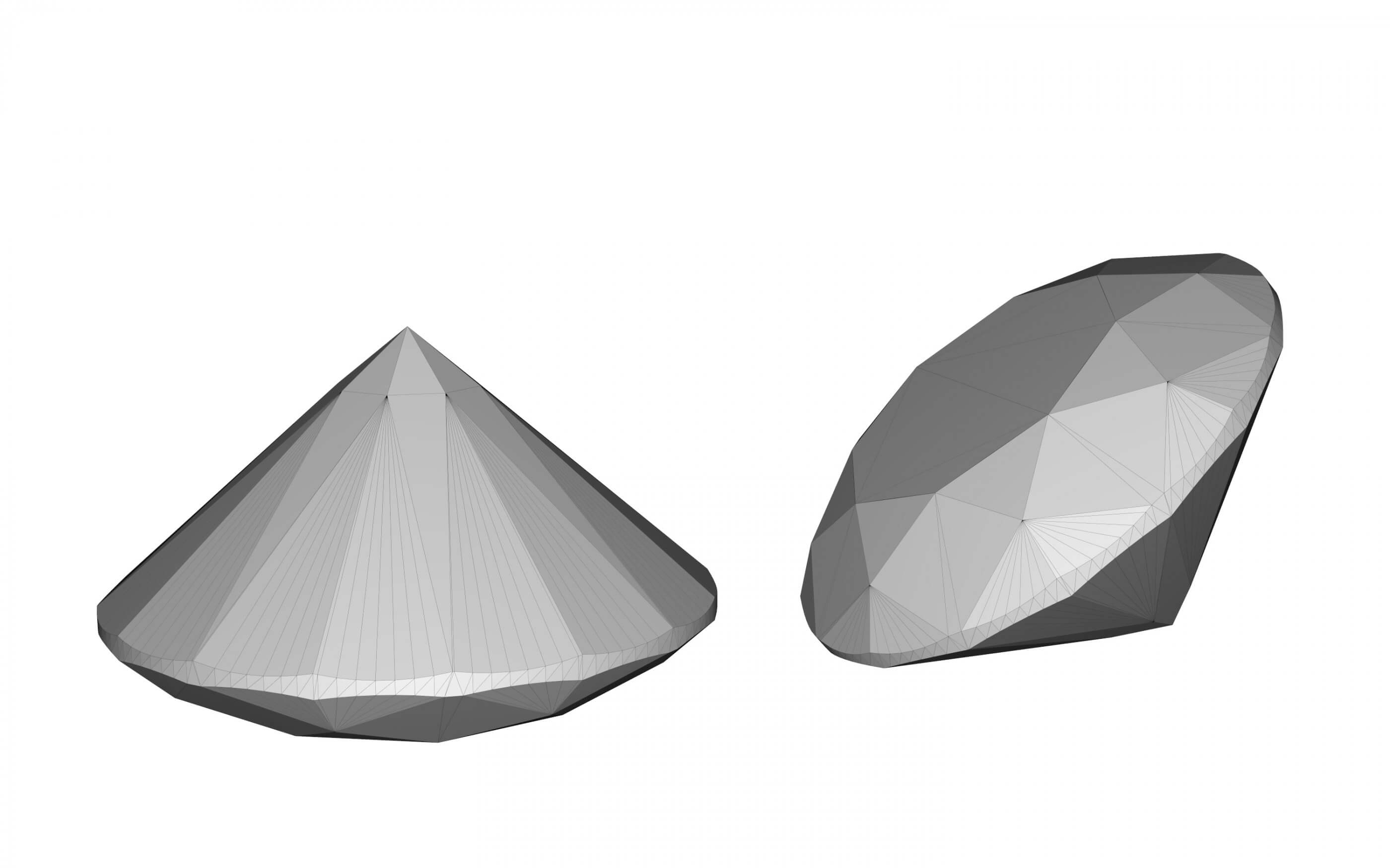 Diamond - 3D Print Model by 3dsldworks