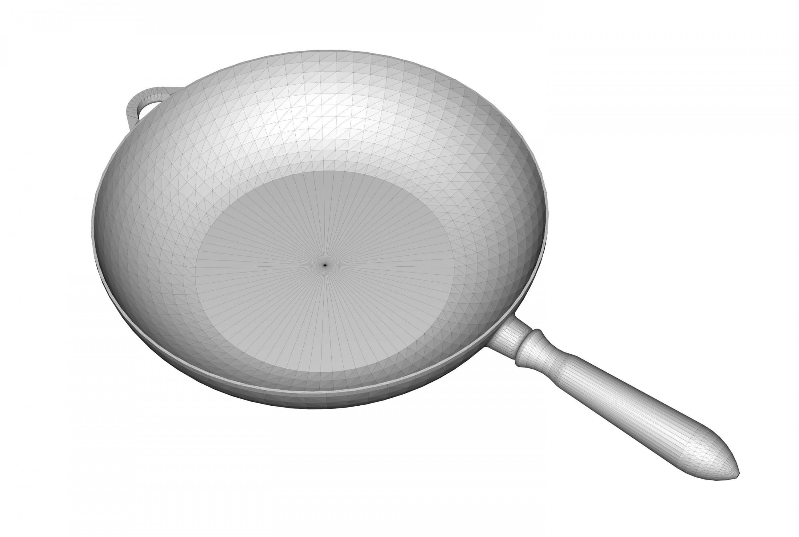 Fry Pan - 3D Model by 3dsldworks
