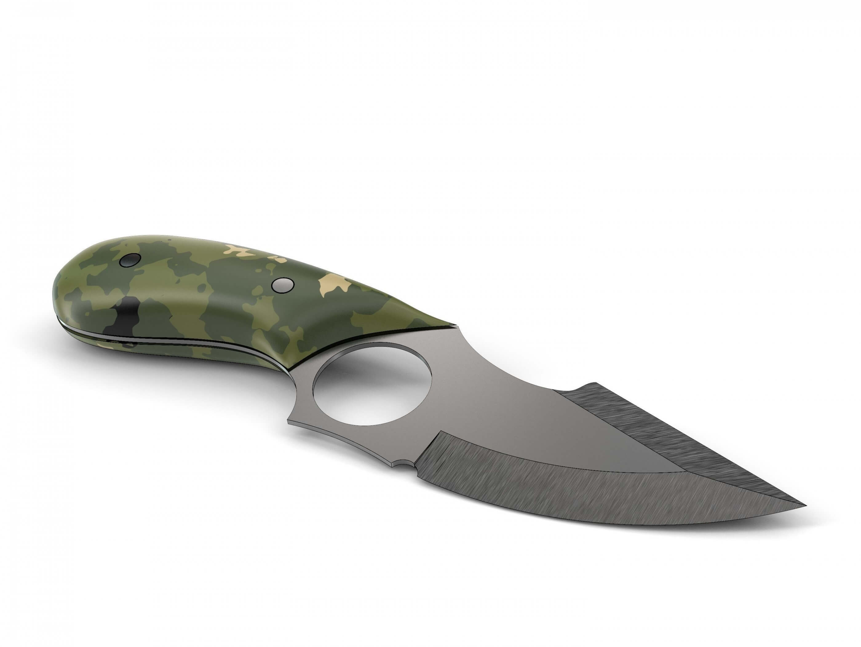 Knife - 3D Model by 3dsldworks