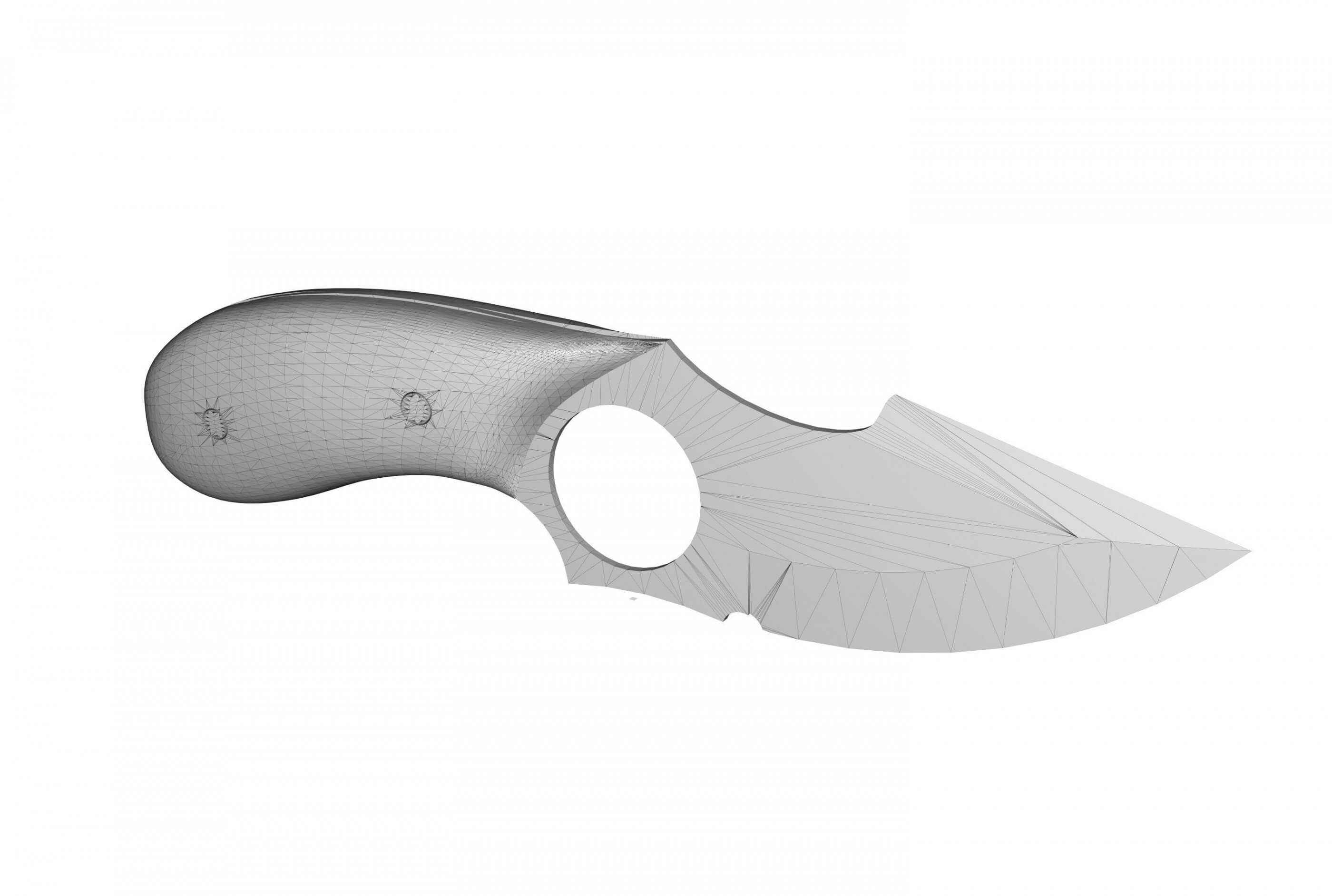 Knife - 3D Model by 3dsldworks