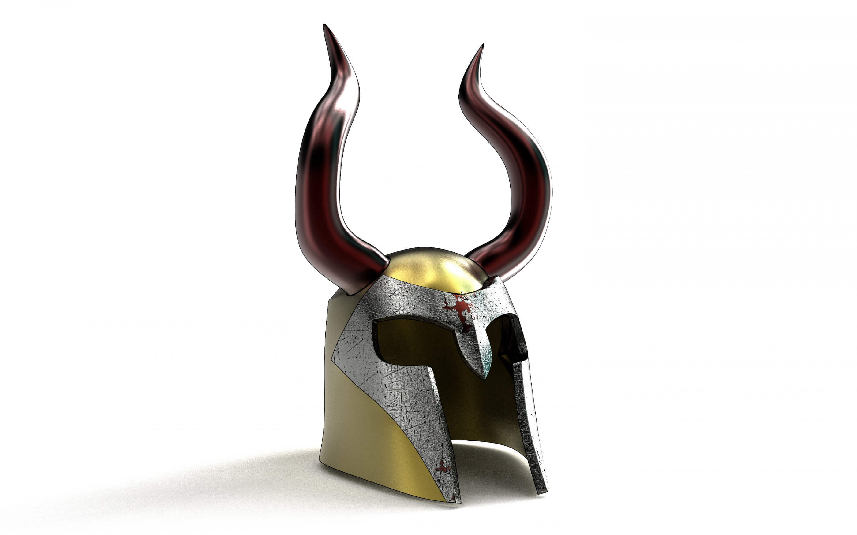 Medieval Viking Helmet - 3D Model by 3dsldworks