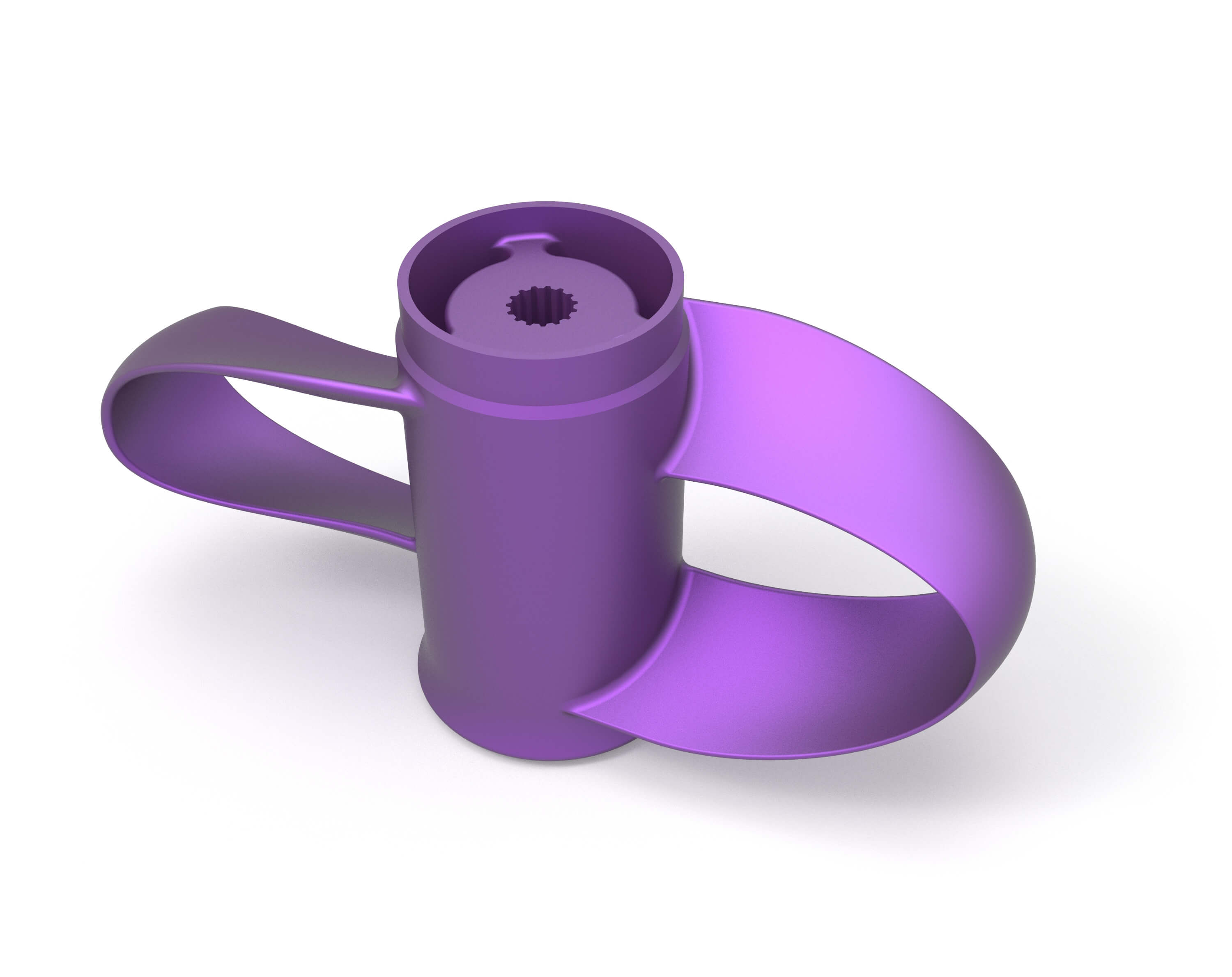 Toroidal Boat Propeller - 2 Blades 3D Model by 3dsldworks