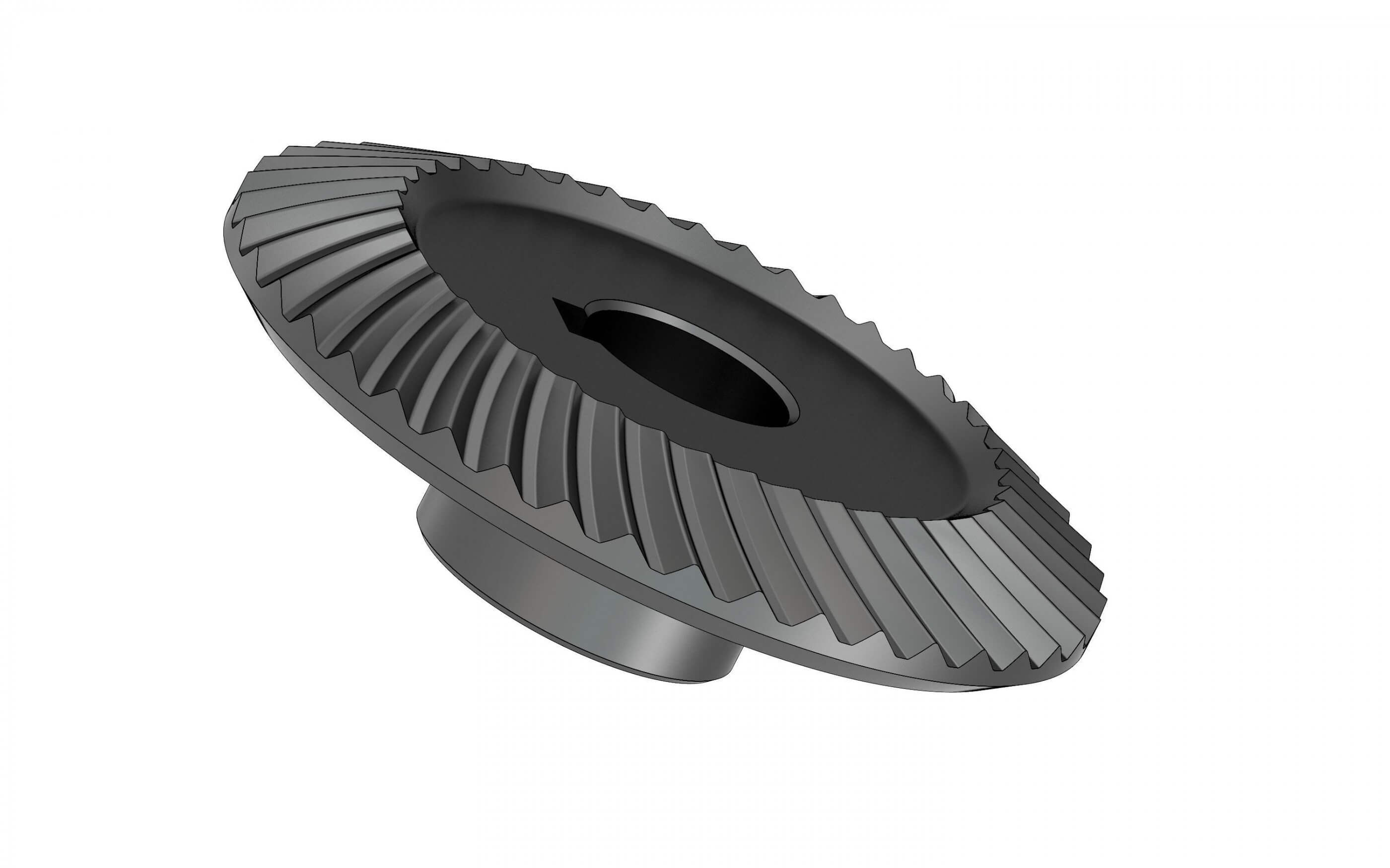 Spiral Bevel Gear - 3D Print Model by 3dsldworks