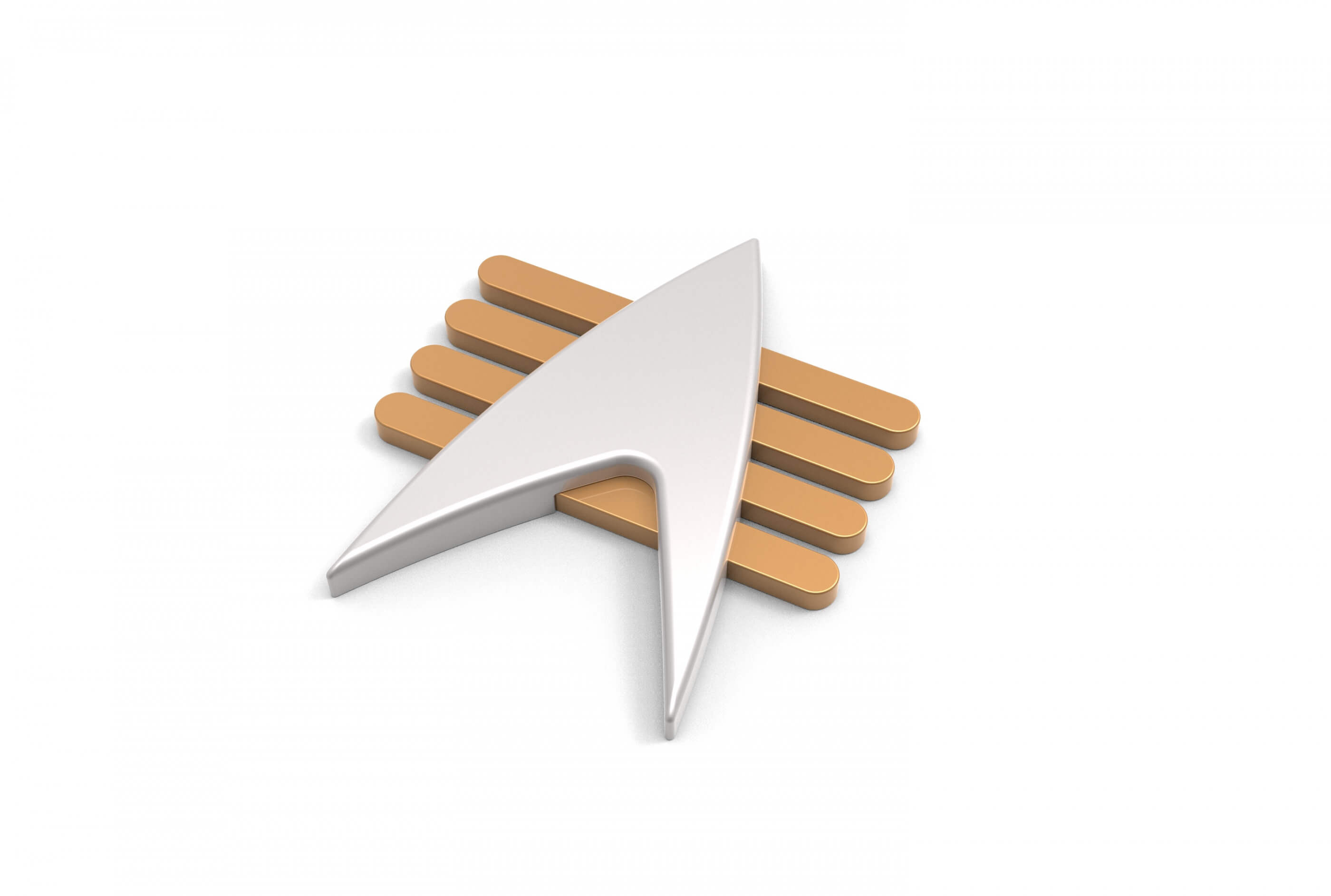 Star Trek Badge Future Imperfect - 3D Model by 3dsldworks