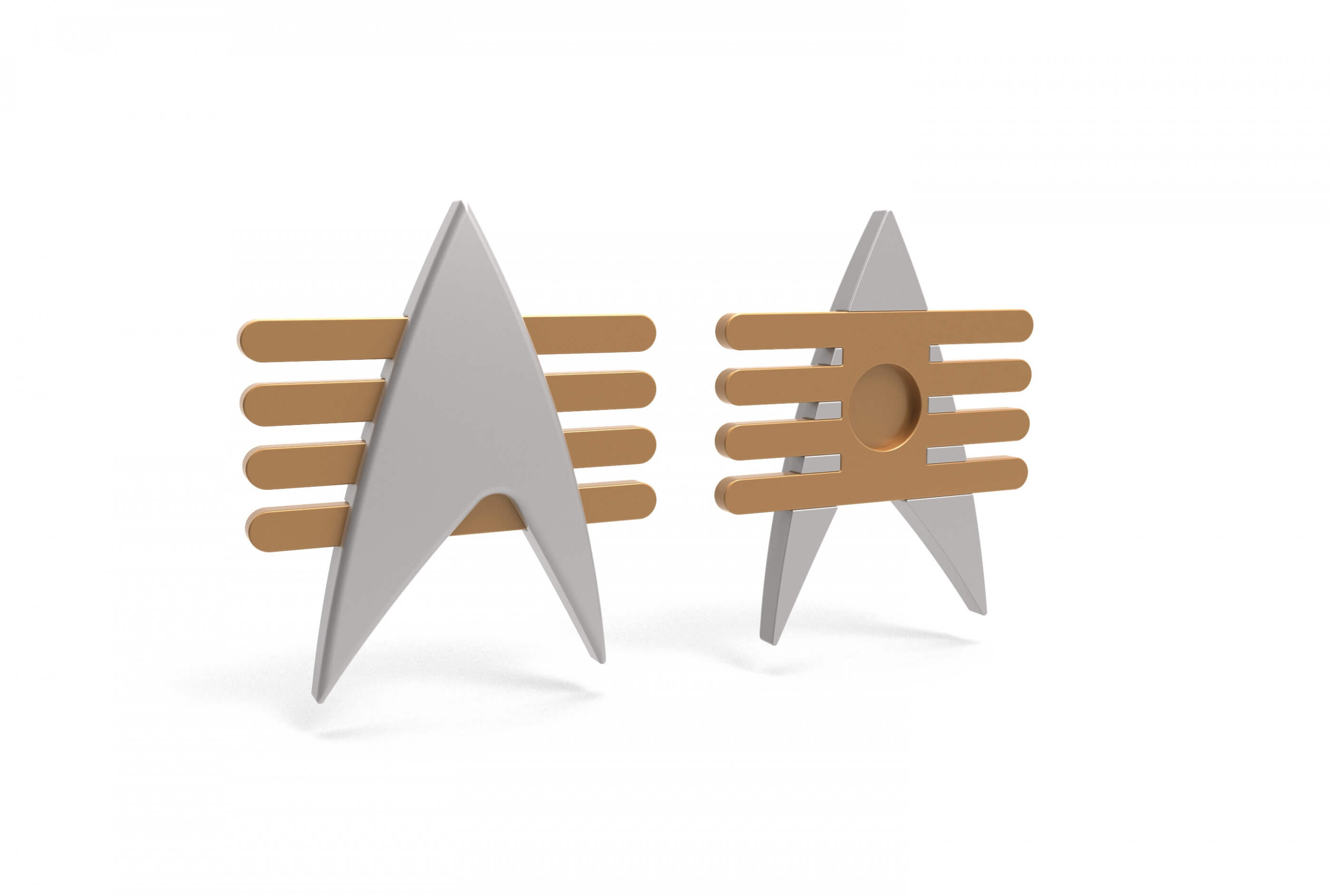 Star Trek Badge Future Imperfect - 3D Model by 3dsldworks
