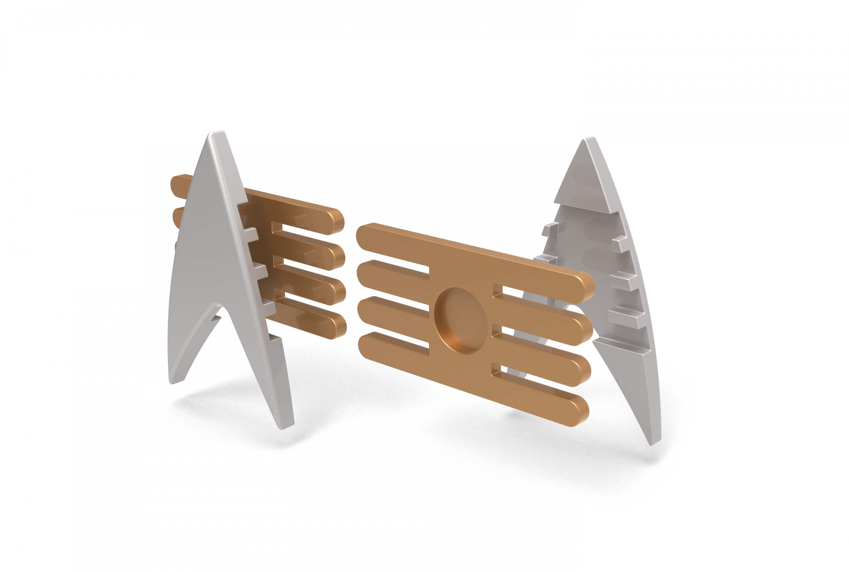Star Trek Badge Future Imperfect - 3D Model by 3dsldworks