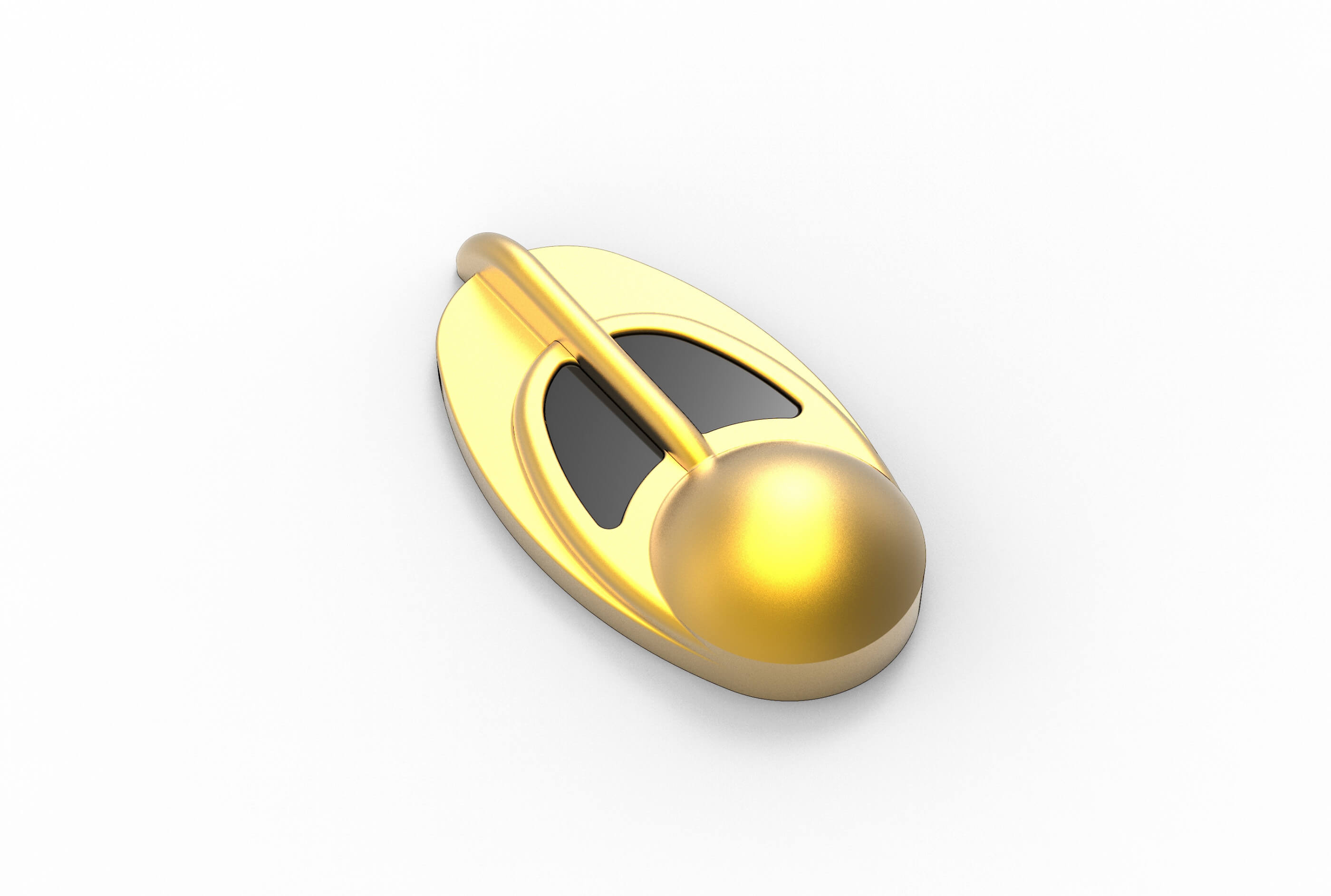 Star Trek Bajoran Combadge - 3D Print Model by 3dsldworks