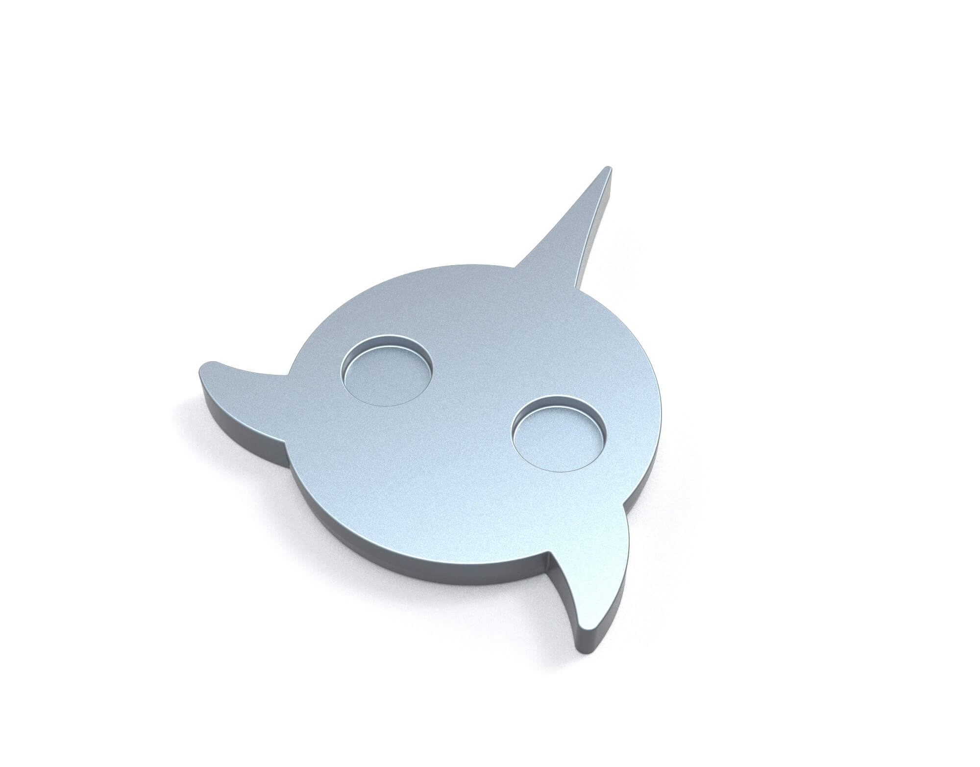 Star Trek Klingon Badge - 3D Model by 3dsldworks