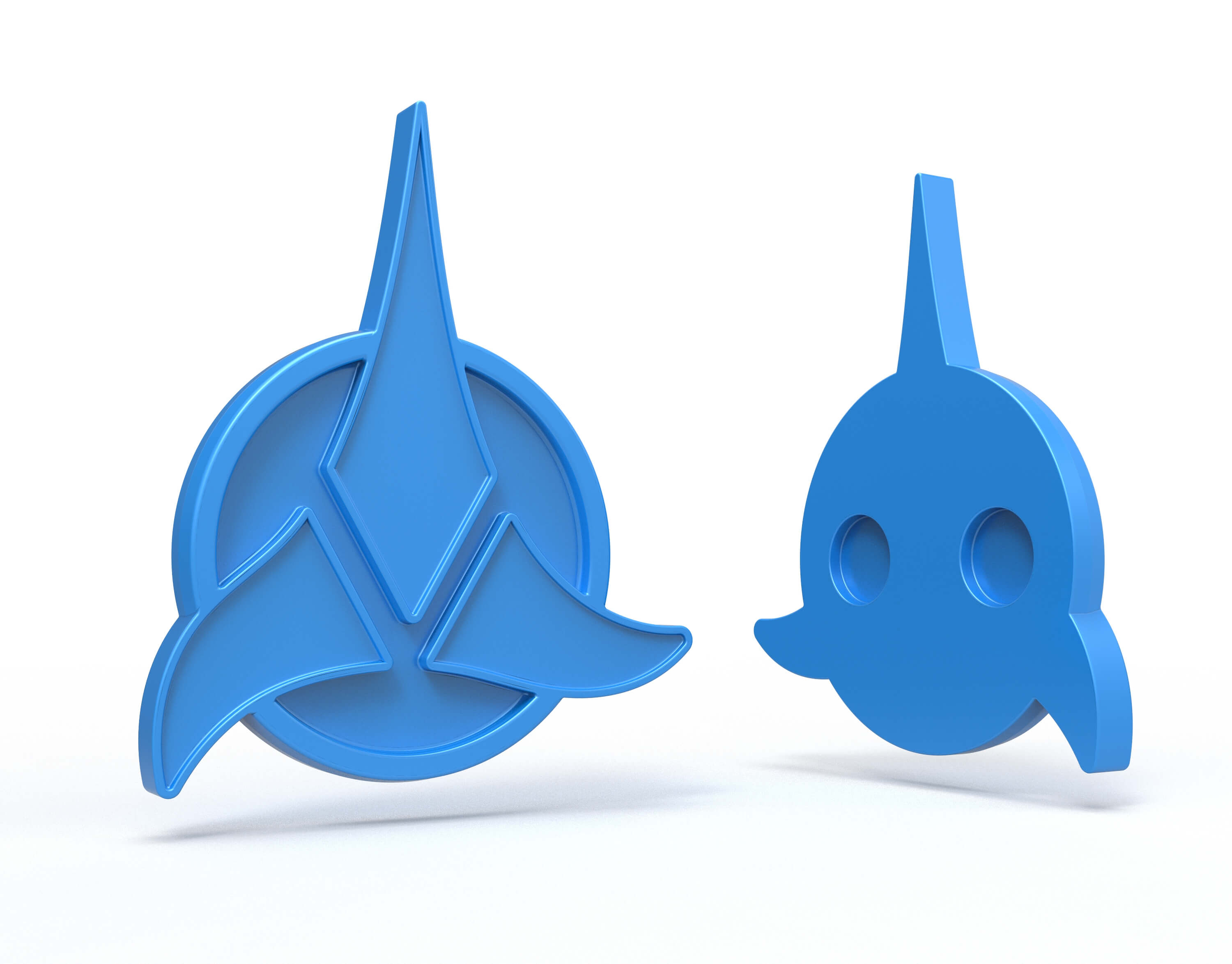 Star Trek Klingon Badge - 3D Model by 3dsldworks