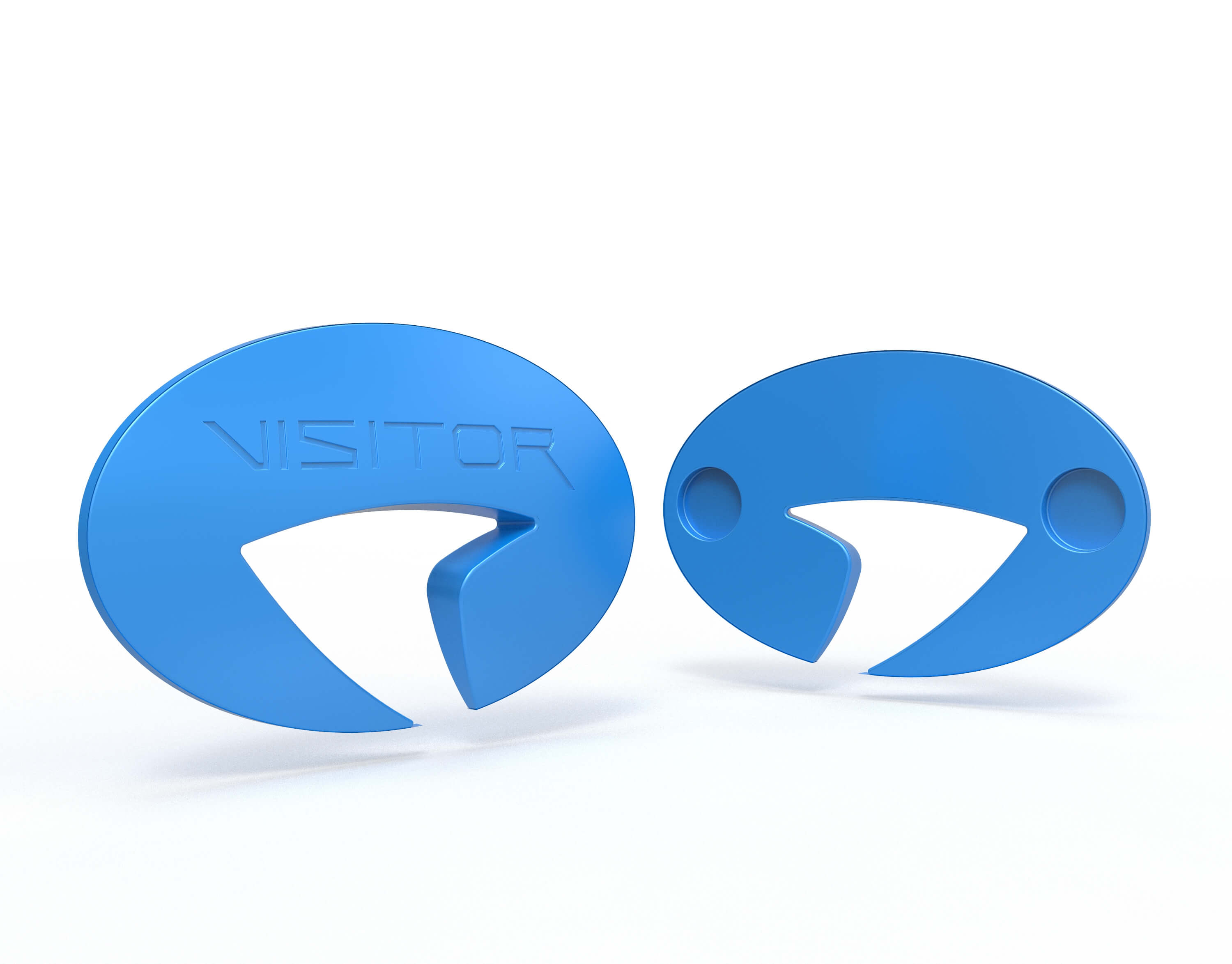 Star Trek Picard Visitor Badge - 3D Model by 3dsldworks