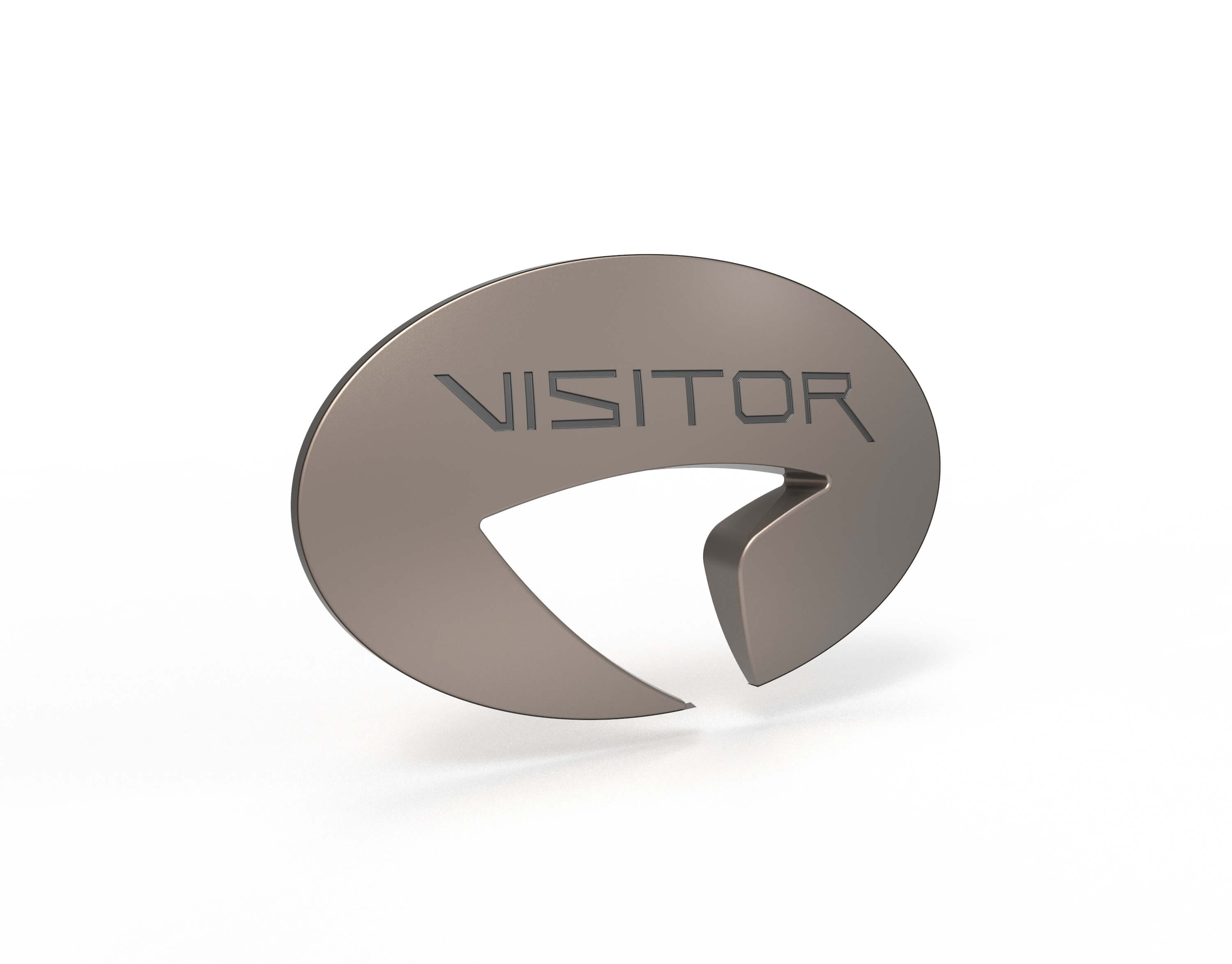 Star Trek Picard Visitor Badge - 3D Model by 3dsldworks