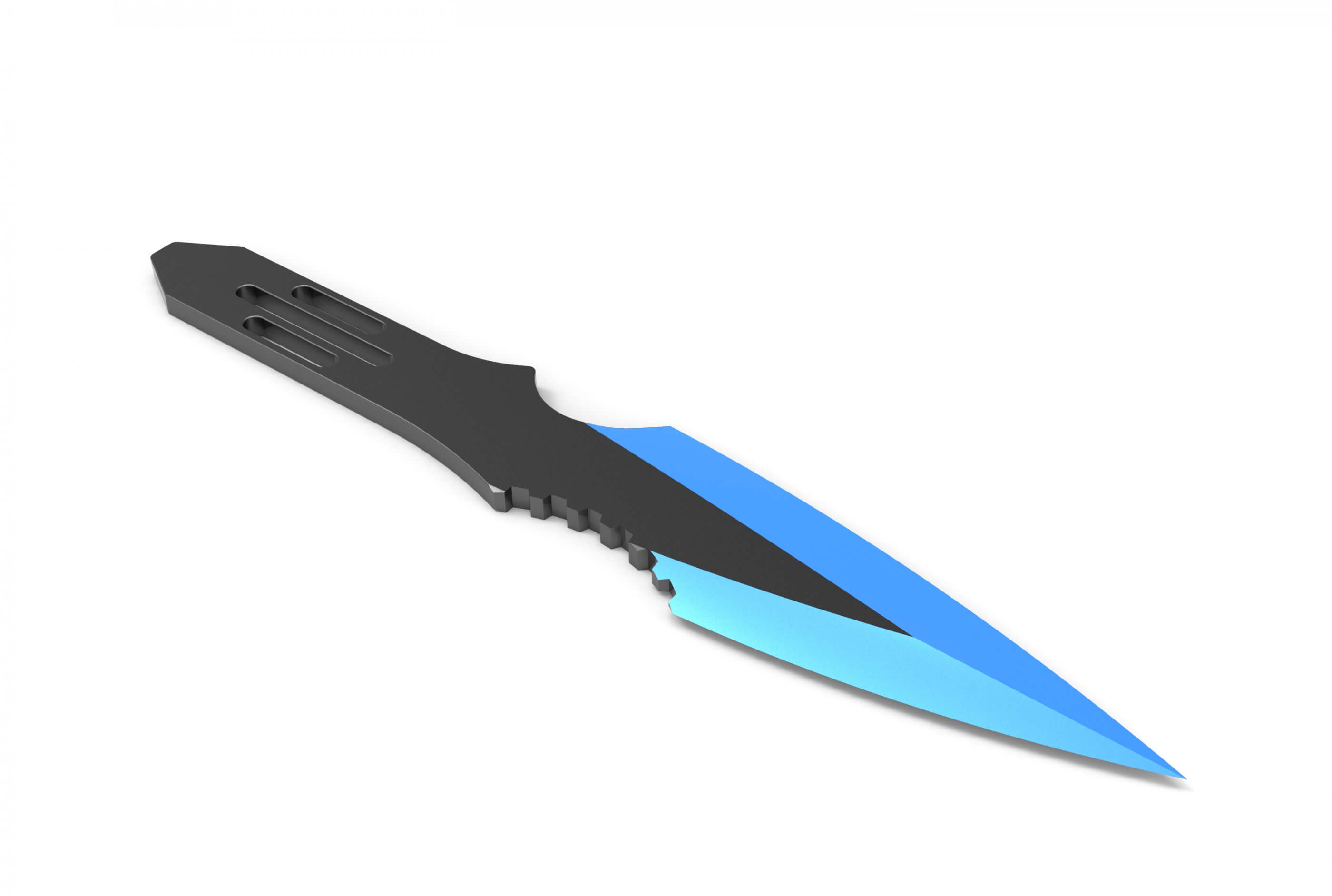 Throwing Knife - 3D Model by 3dsldworks