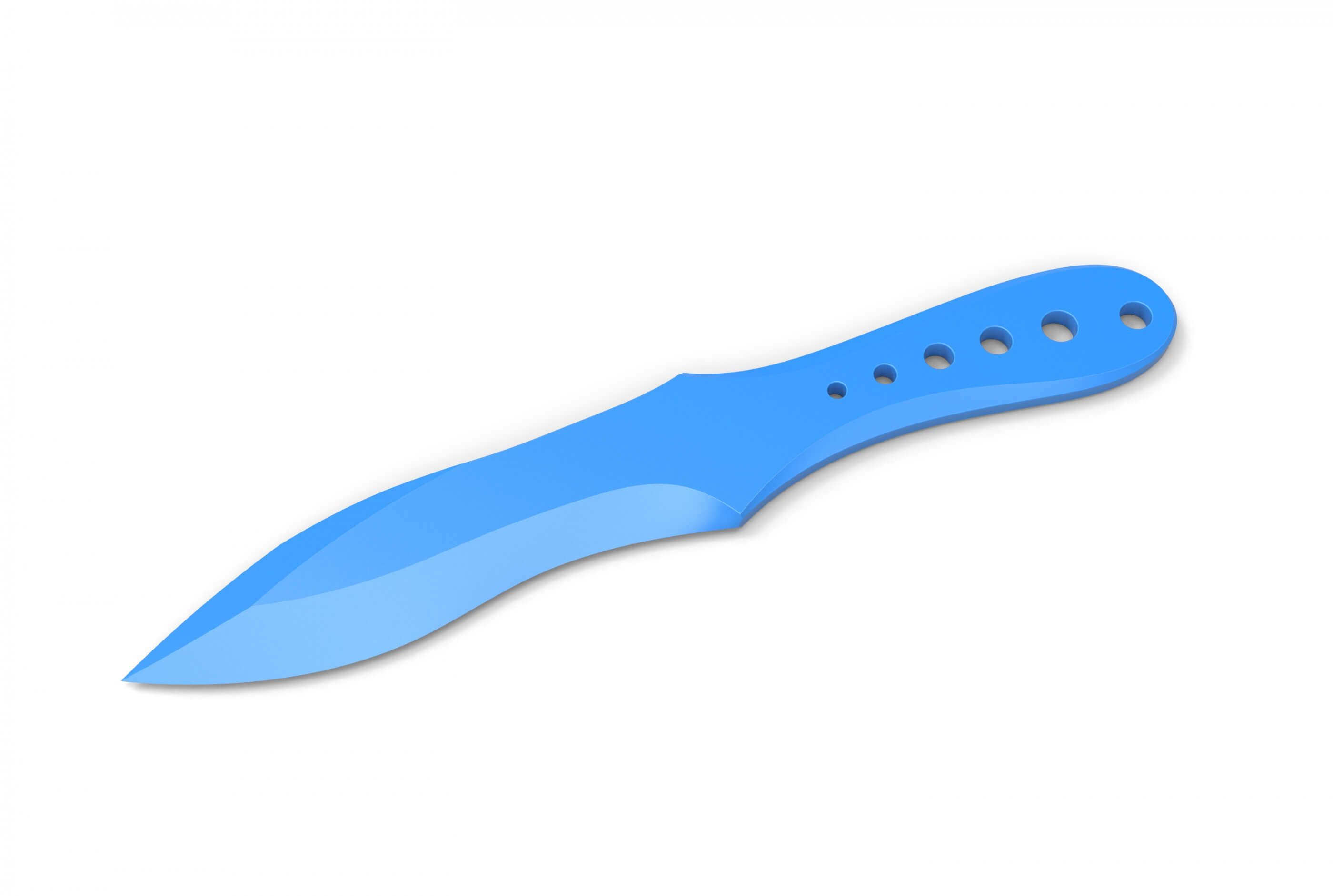 Throwing Knife - 3D Print Model by 3dsldworks