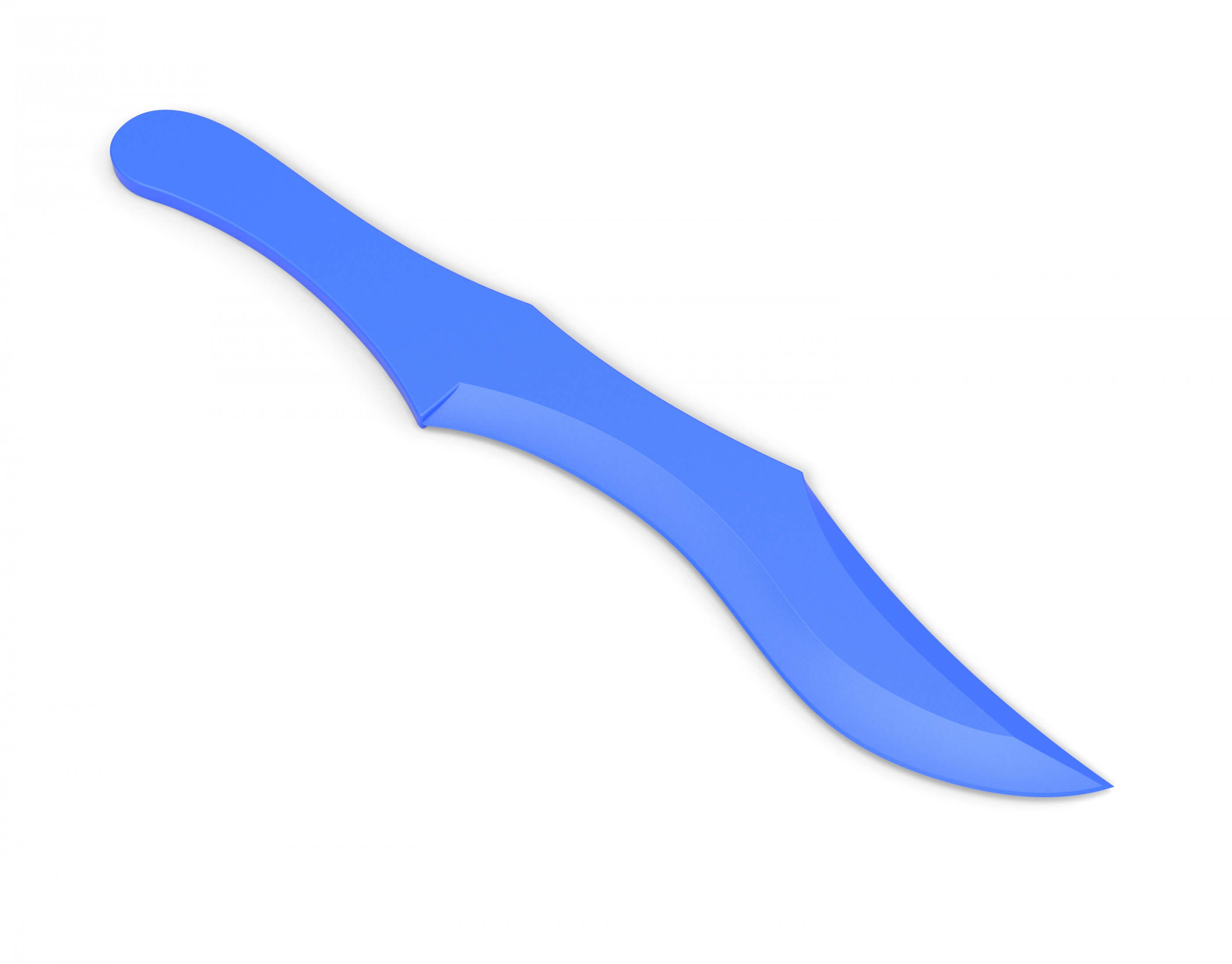 Throwing Knife - 3D Model by 3dsldworks