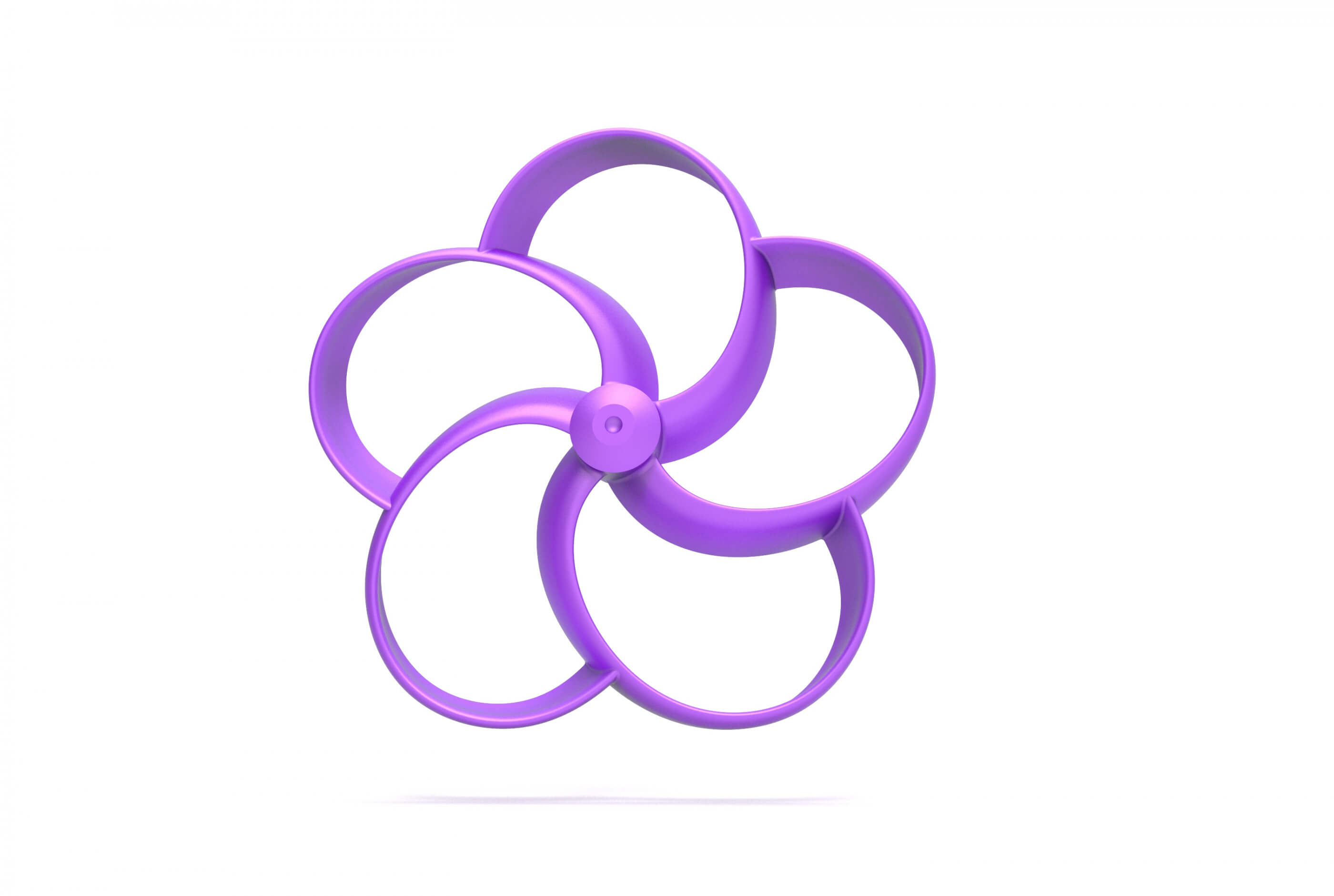 Toroidal Drone Propeller - 5 Blades 3D Model by 3dsldworks