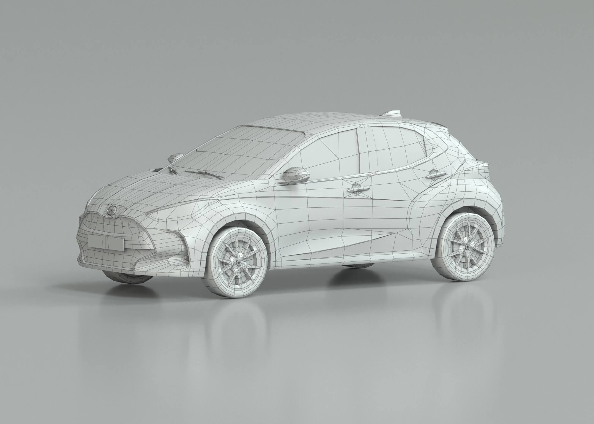 Toyota Yaris 2020 - 3D Model by 3dsldworks