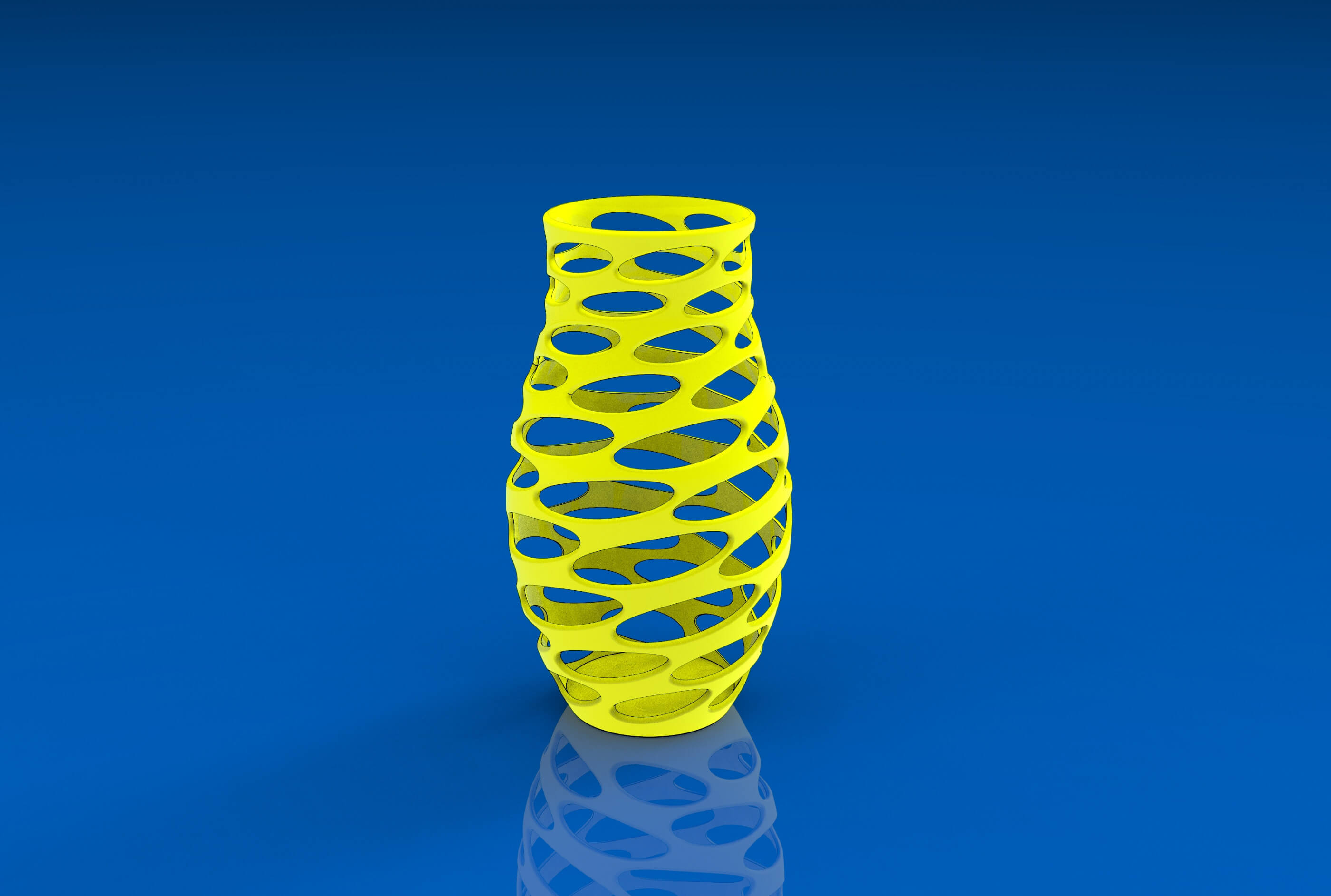 Voronoi Vase - 3D Print Model by 3dsldworks