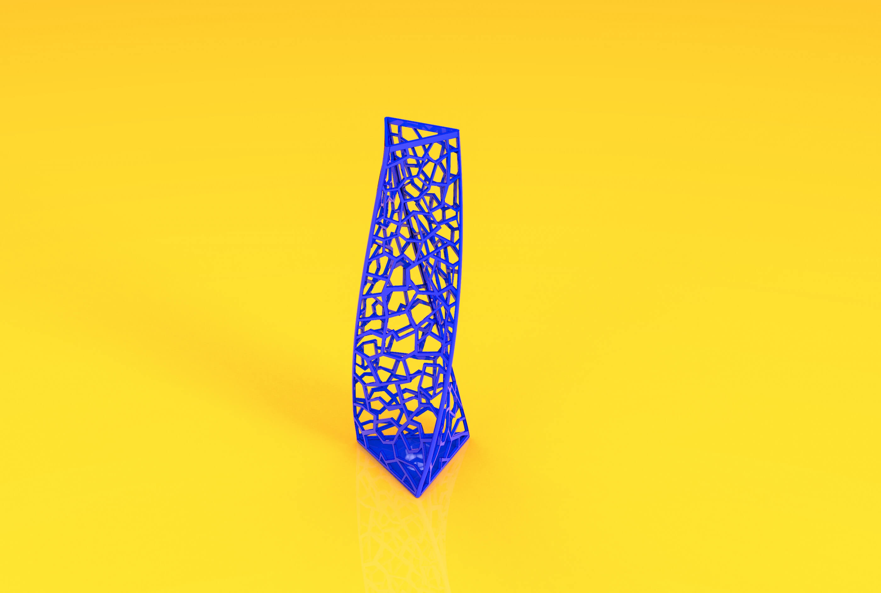 Voronoi Vase - 3D Print Model by 3dsldworks