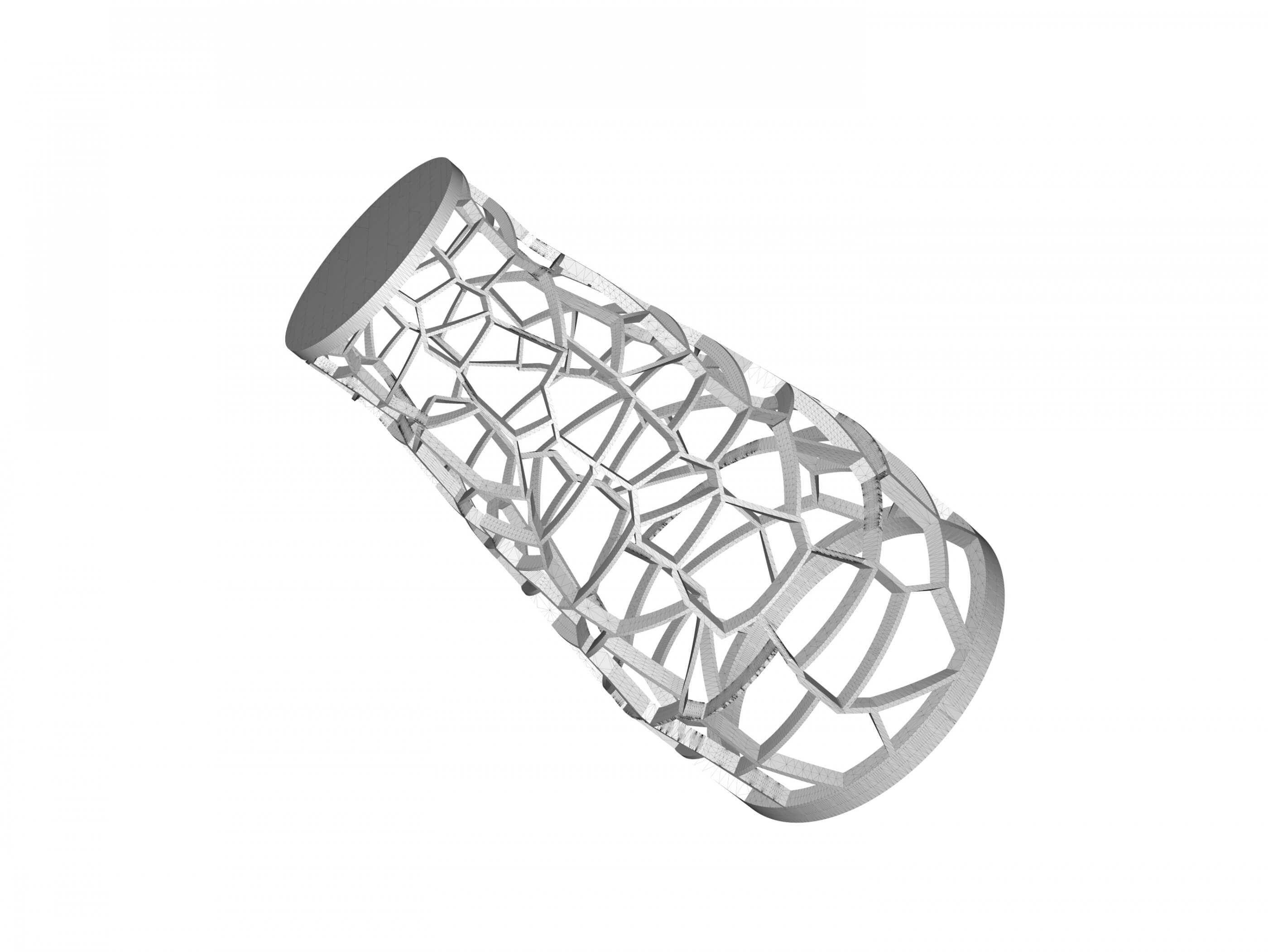 Voronoi Vase - 3D Print Model by 3dsldworks