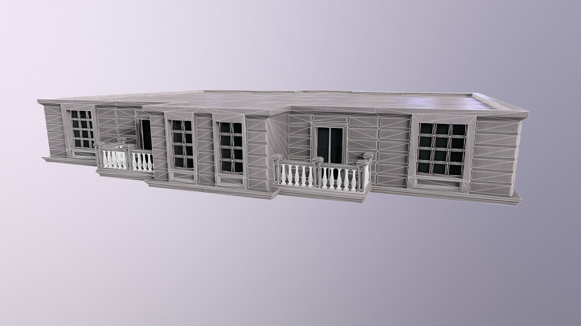 Architecture PBR City Buildings Kitbash Low-poly 3D Model by 3DsOrigami