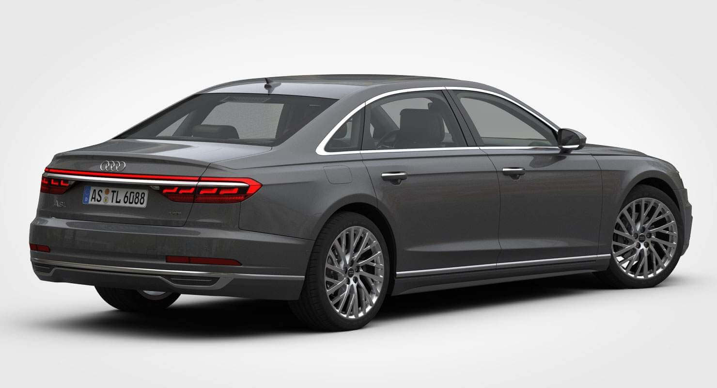 Audi A8 Long 2018 - 3D Model by 3DStarving