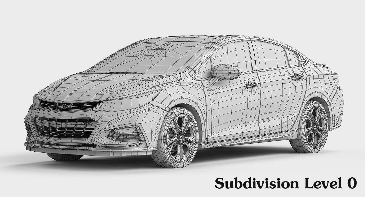 2016 Chevy Cruze - 3D Model by 3DStarving