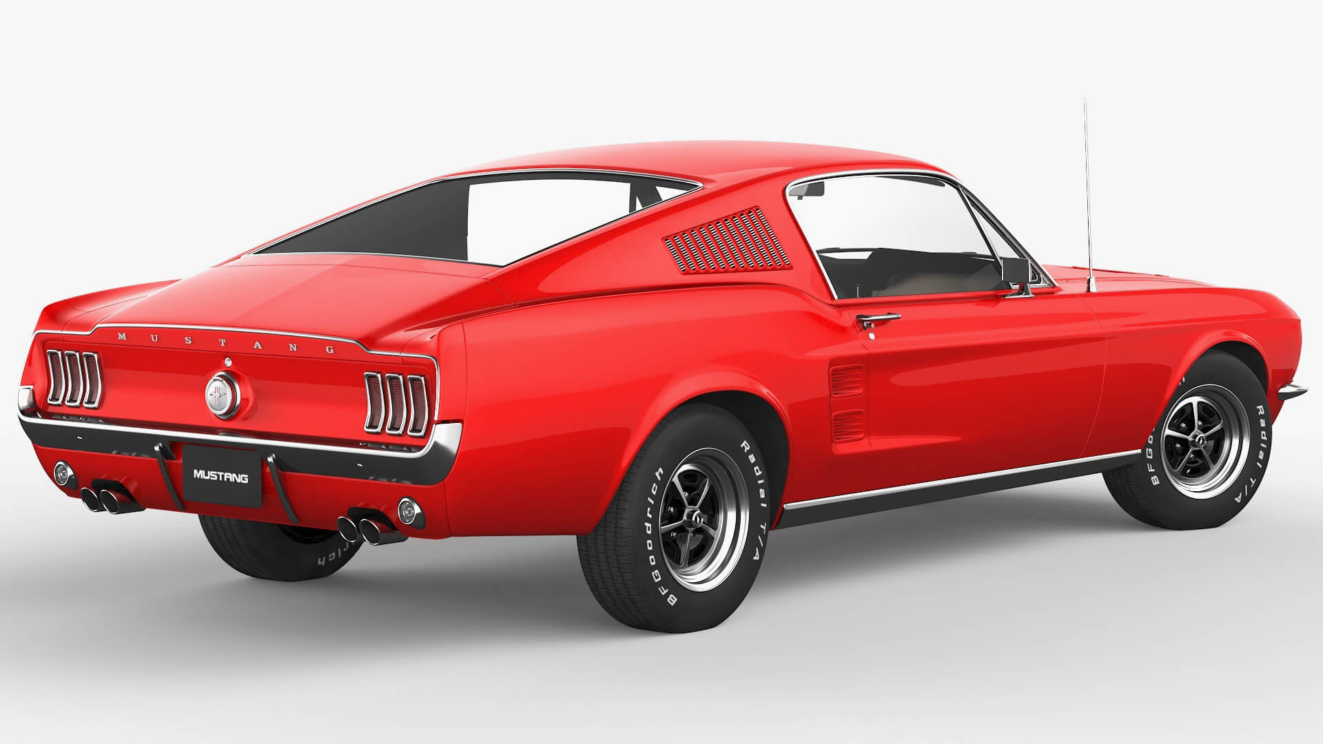Ford Mustang Fastback 1967 - 3D Model by 3DStarving