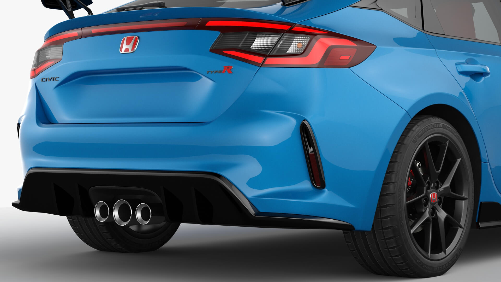 Honda Civic Type R 2023 - 3D Model by 3DStarving