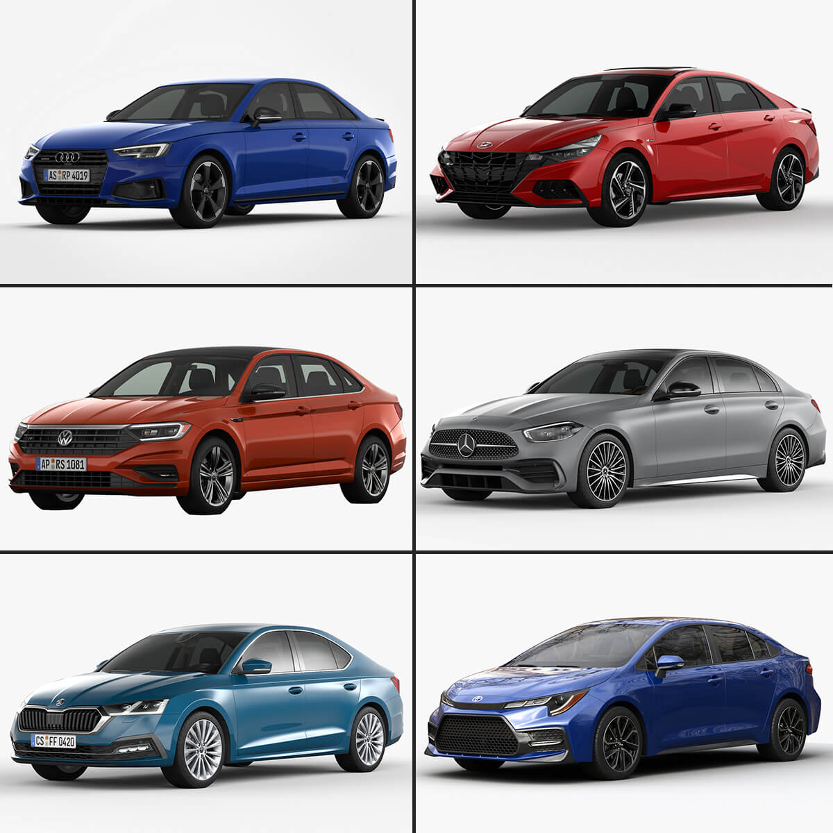 My Compact Sedan Collection by 3DStarving